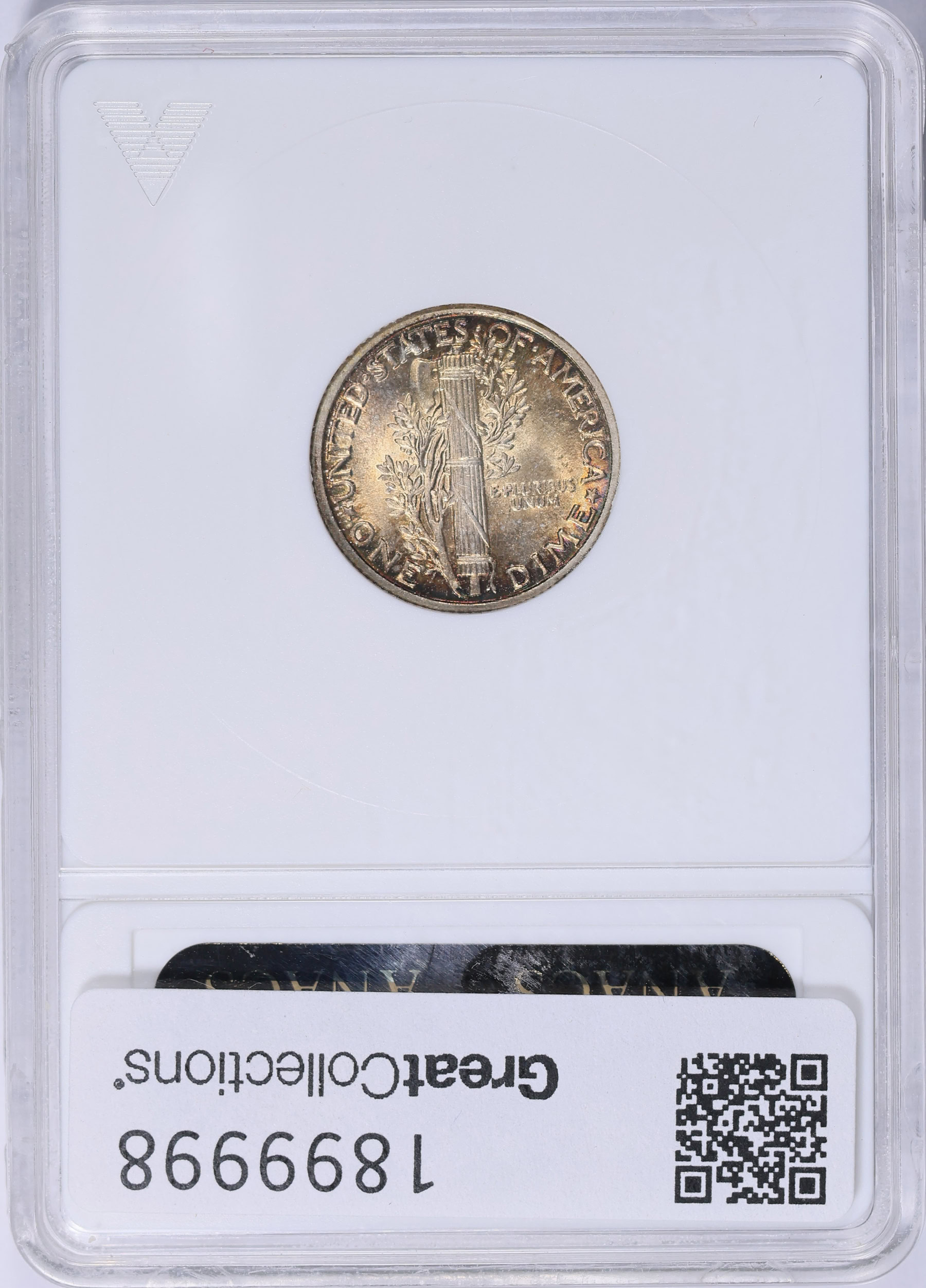 1926 Mercury Dime ANACS MS-62 FSB OH (Toned) (Item 1899998 ...