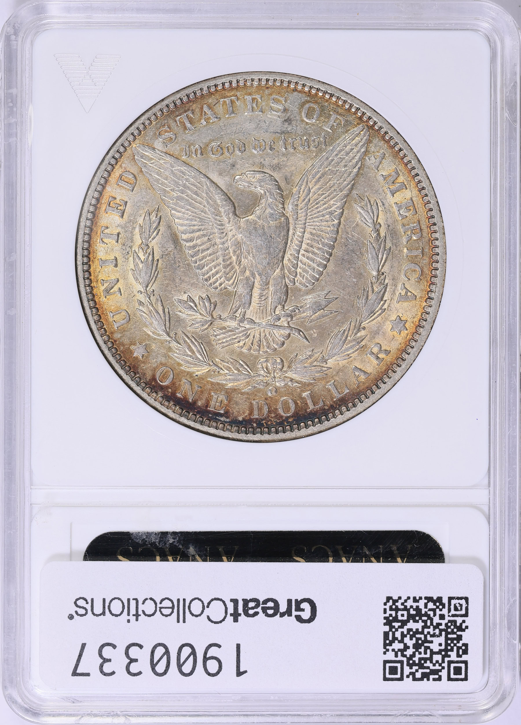 1893-O Morgan Silver Dollar ANACS AU-53 OH (Toned) (Item 1900337 ...