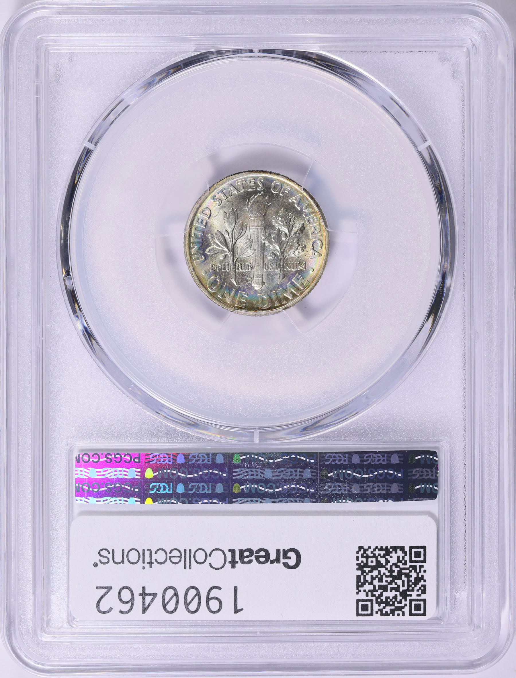 1952-D Roosevelt Dime PCGS MS-68 FB (Toned) (Item 1900462 ...