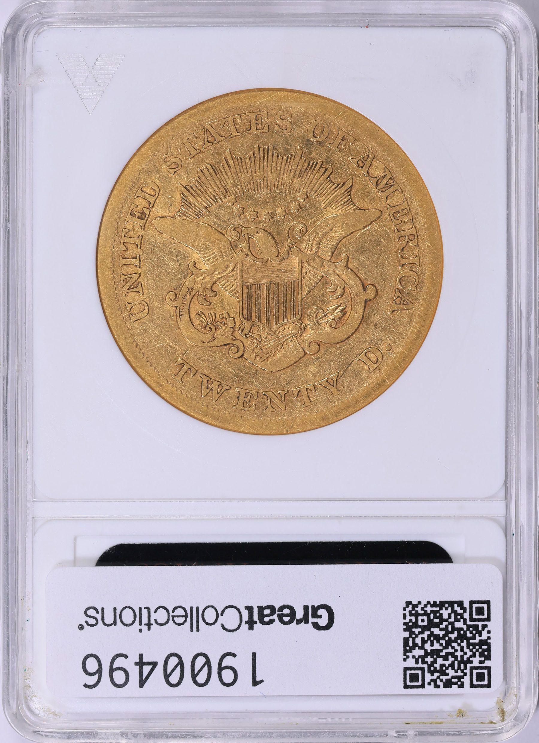 1865 Liberty Gold Double Eagle ANACS VG-10 OH (Item 1900496 ...