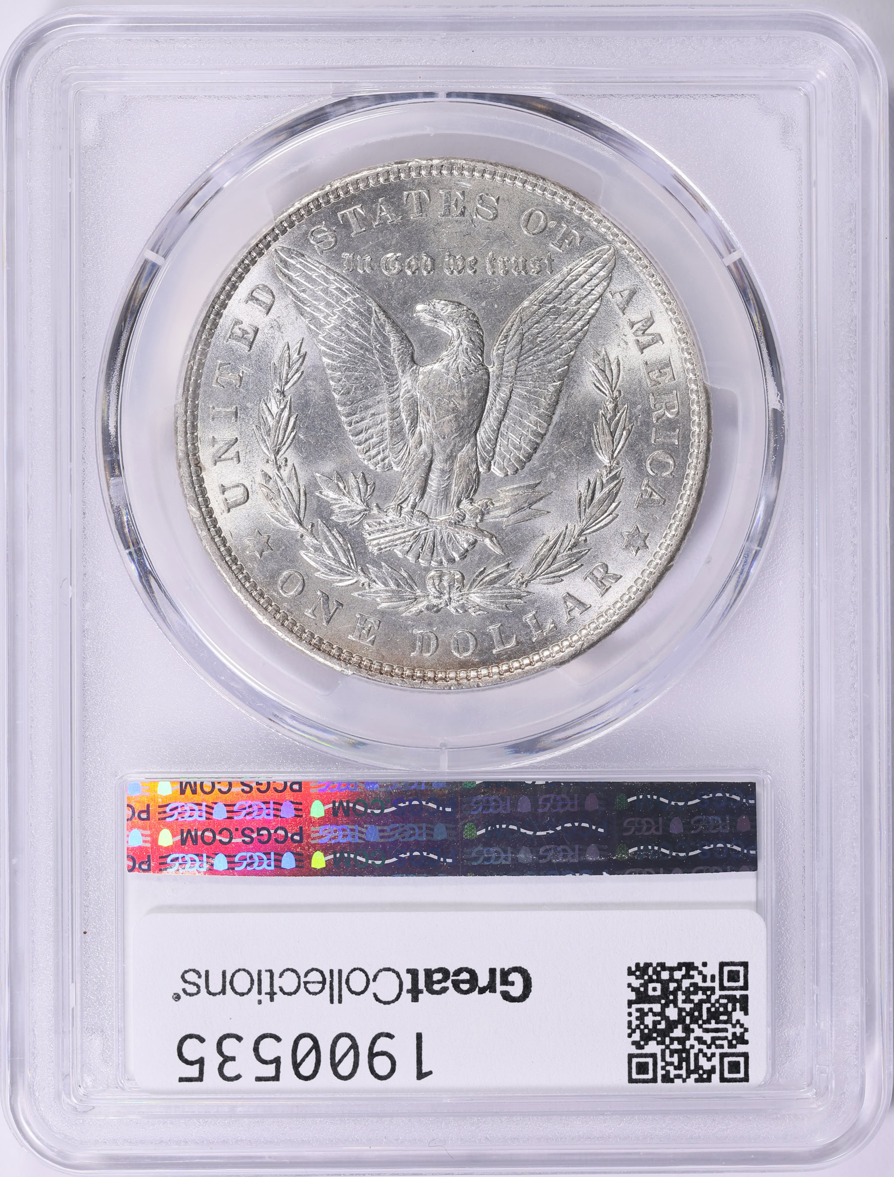 1901 Morgan Silver Dollar Doubled Die Reverse PCGS MS-61 (CAC Green ...
