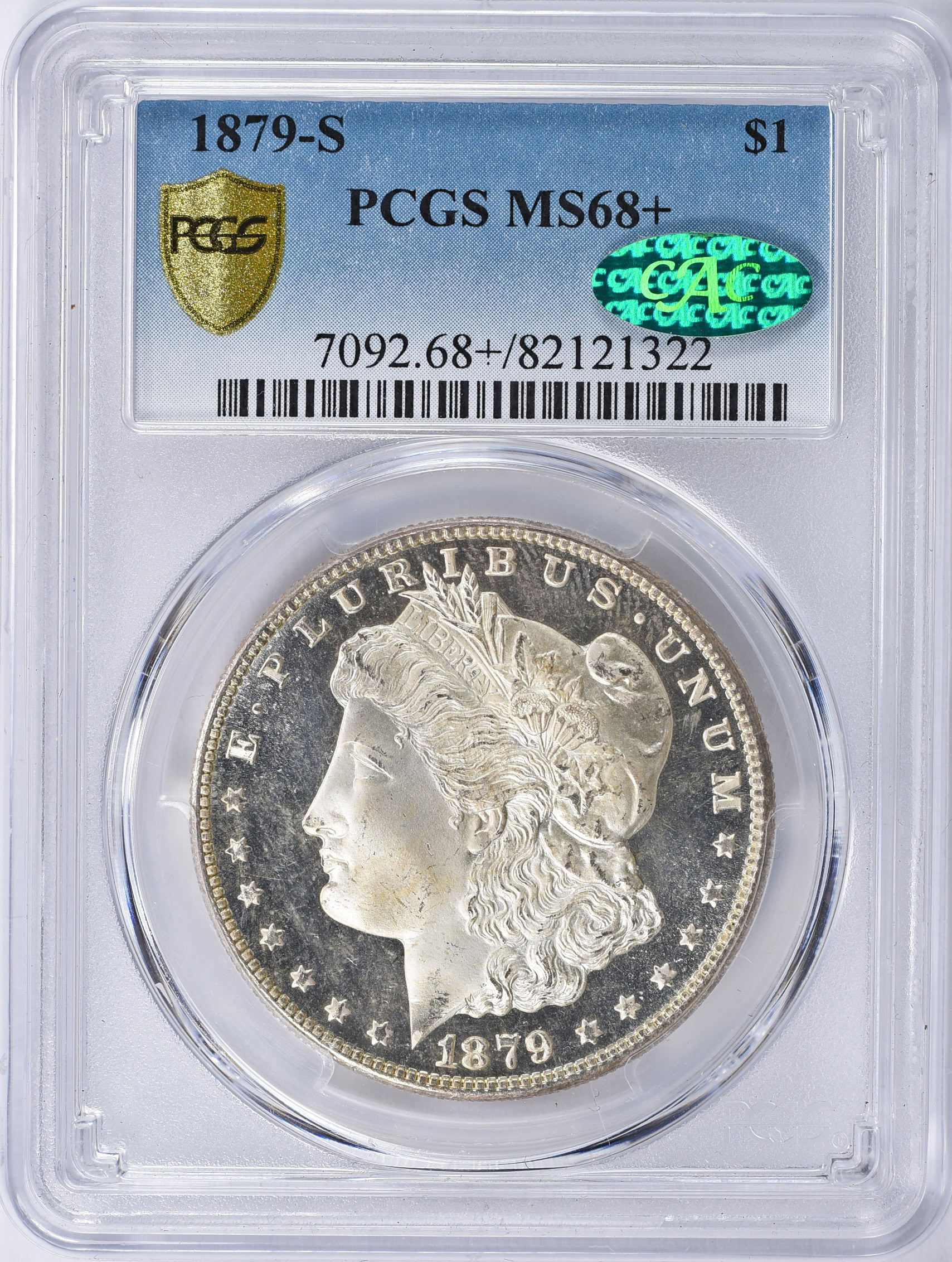 1879-S Morgan Silver Dollar PCGS MS-68+ (CAC Green) (Item 1900542 ...
