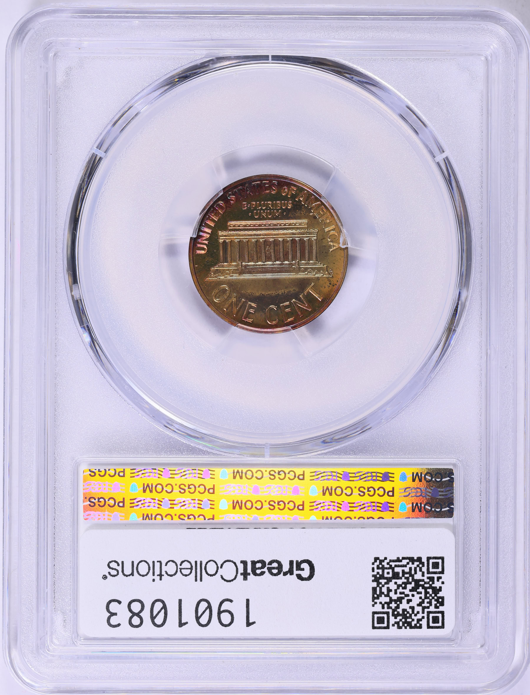 1959 Lincoln Cent PCGS Proof Genuine Unc Details (Art. Toned) (Item ...