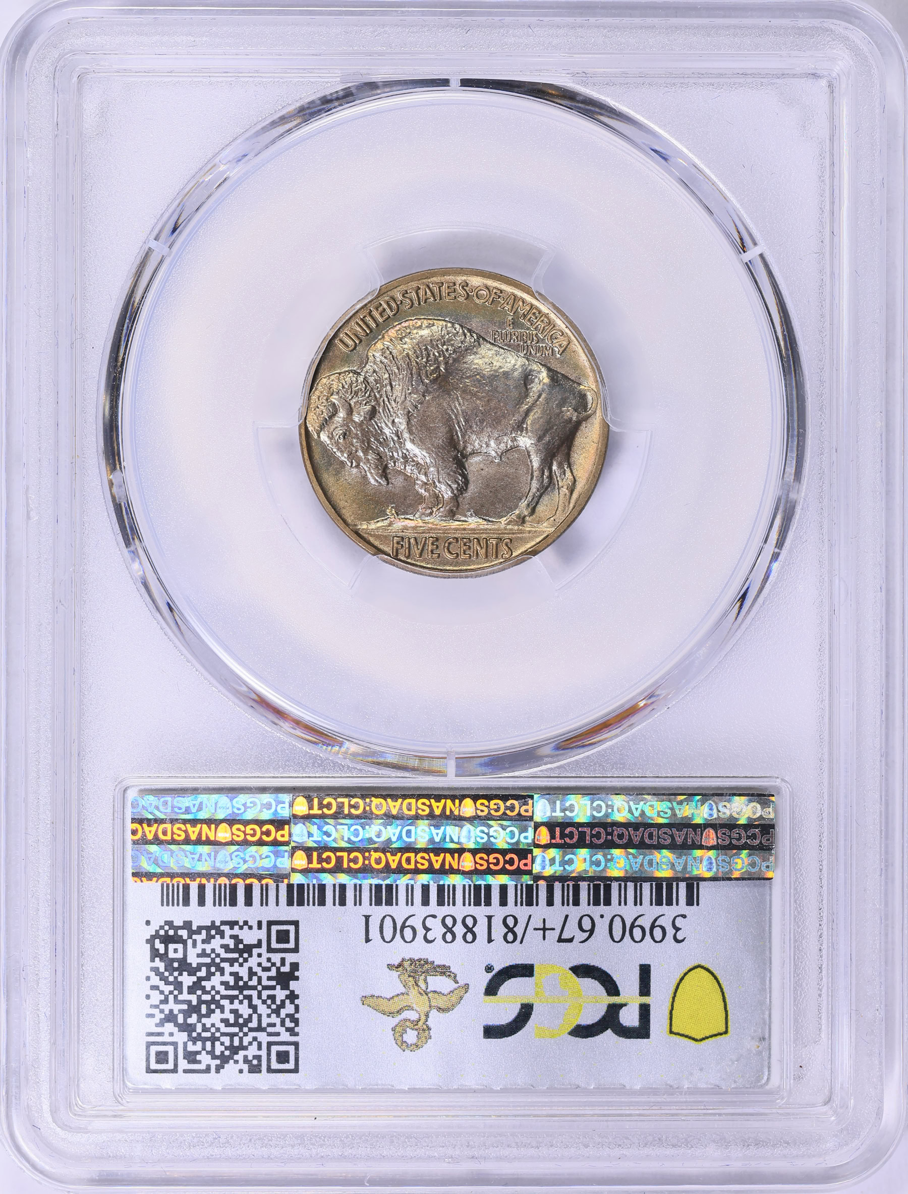 1913 Buffalo Nickel Type 2 PCGS Proof-67+ (Toned) (D.L. Hansen ...