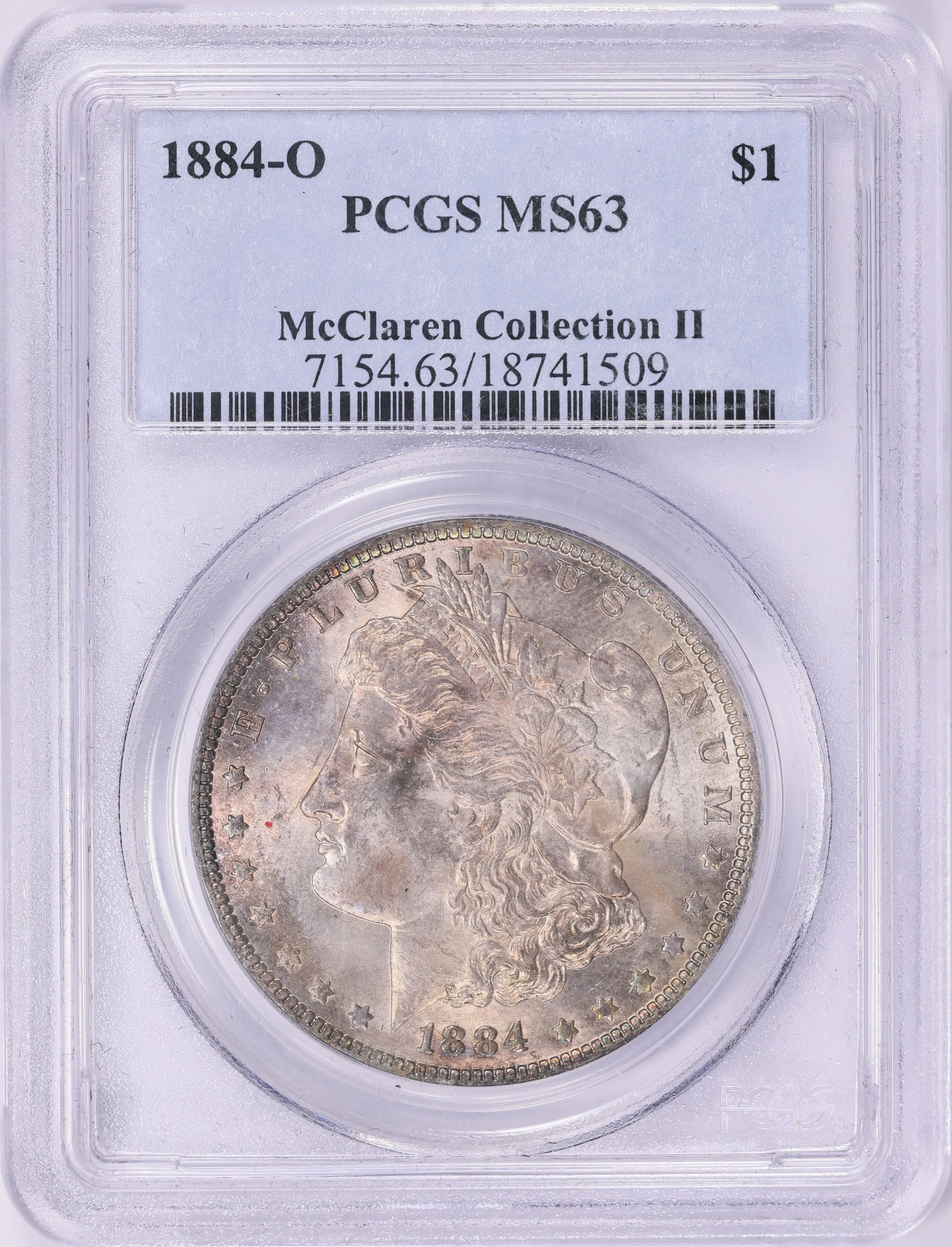 1884-O Morgan Silver Dollar PCGS MS-63 (McClaren Collection II) (Item 1902421 ...