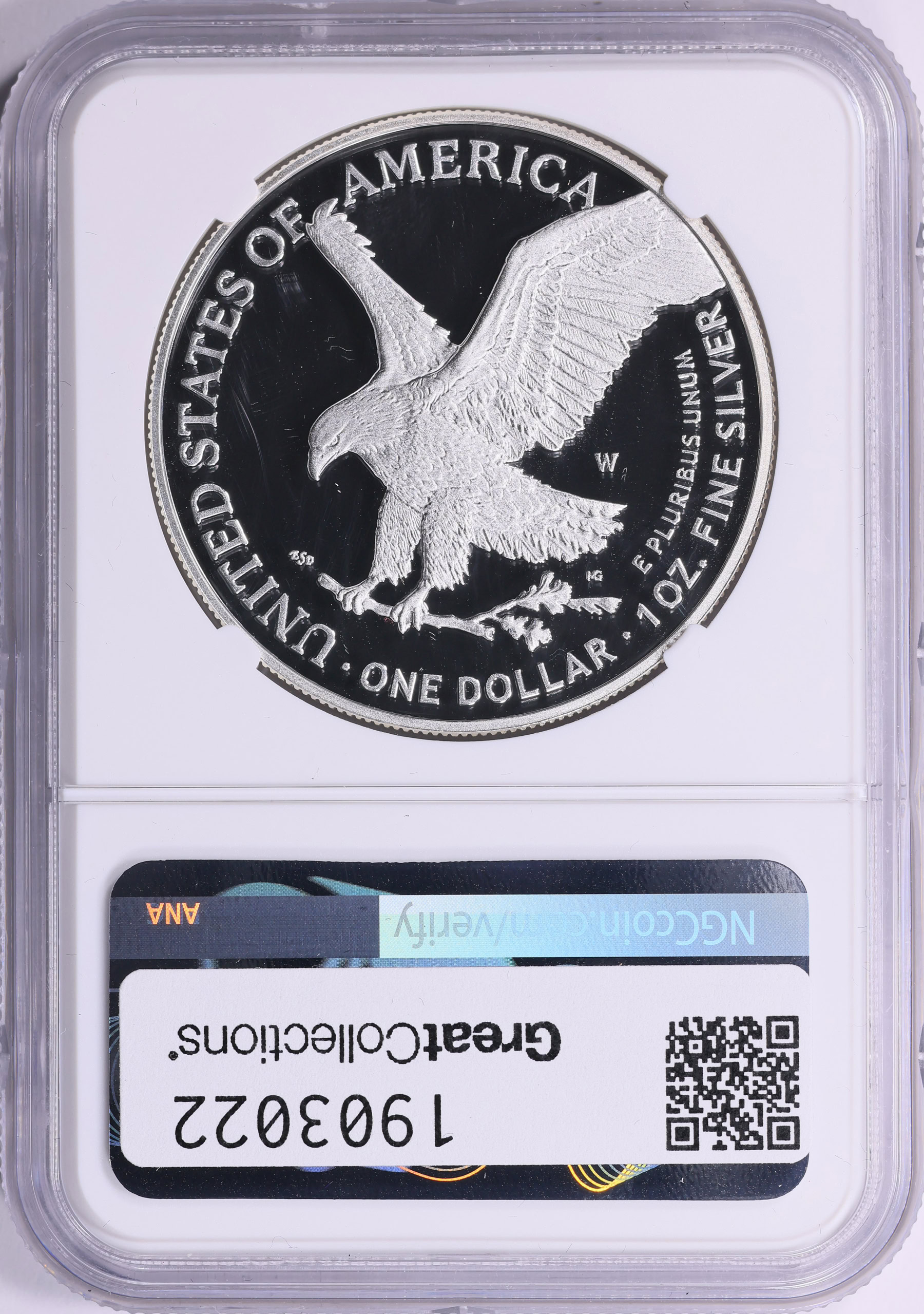 2023-W $1 Silver Eagle First Day of Issue NGCX Proof 10 UC (NGC Proof ...