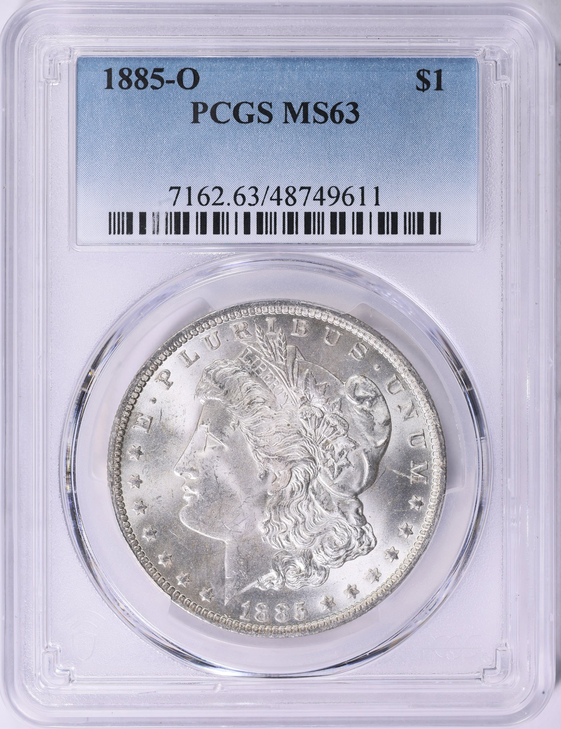 1885-O Morgan Silver Dollar PCGS MS-63 (Item 1904098) | GreatCollections Coin Auctions