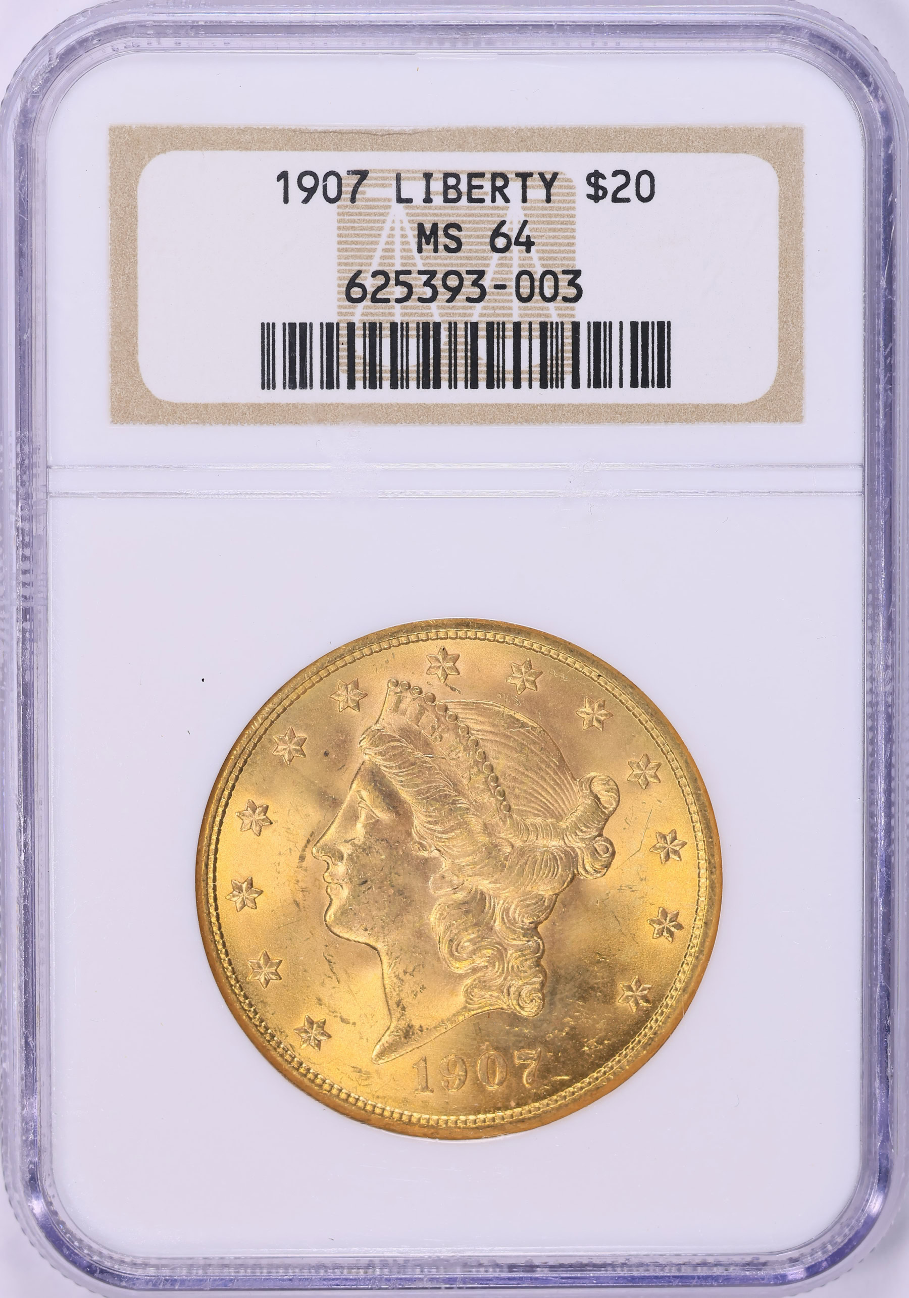 1907 Liberty Gold Double Eagle NGC MS-64 (Item 1904312 ...