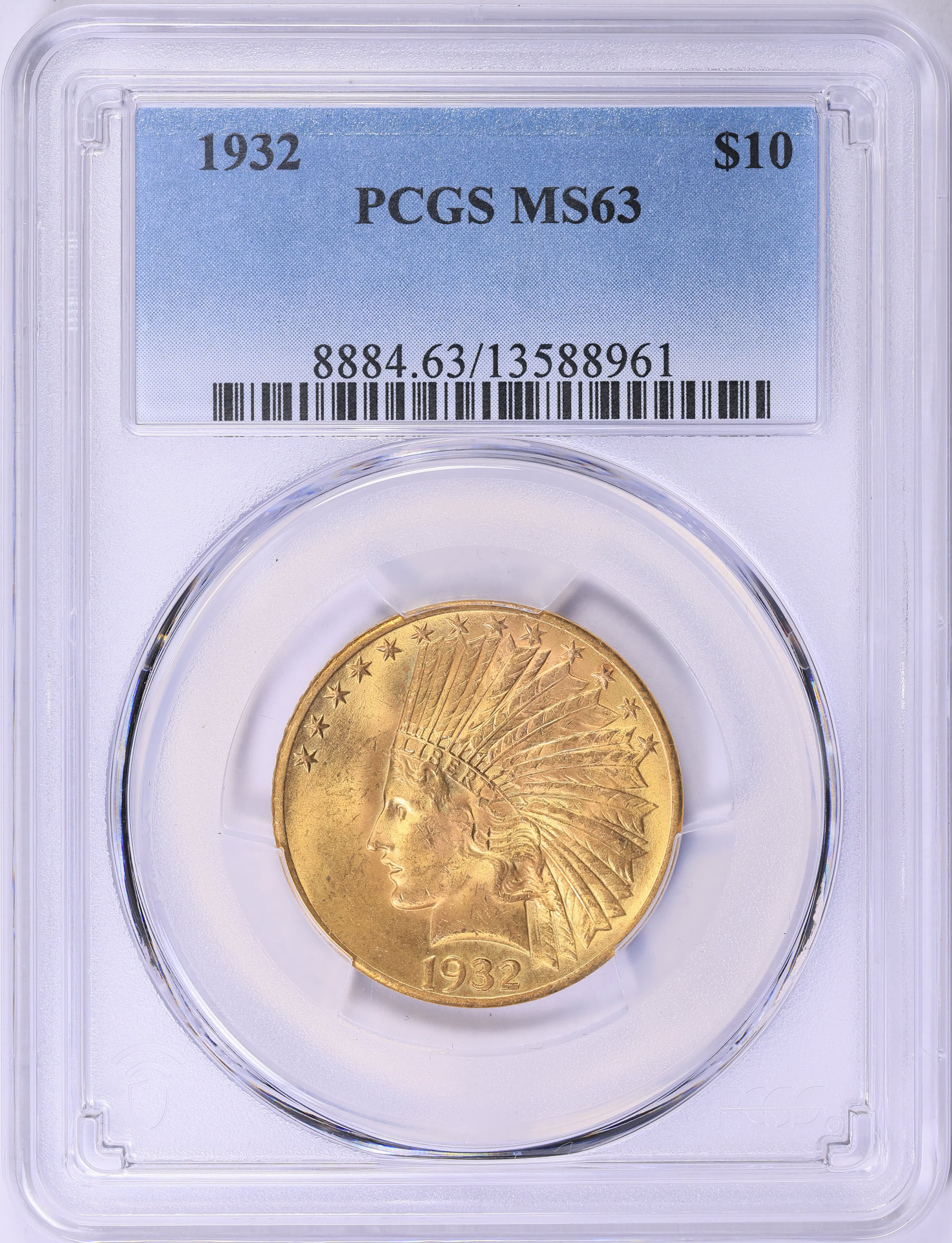 1932 Indian Gold Eagle PCGS MS-63 (Item 1904345) | GreatCollections ...