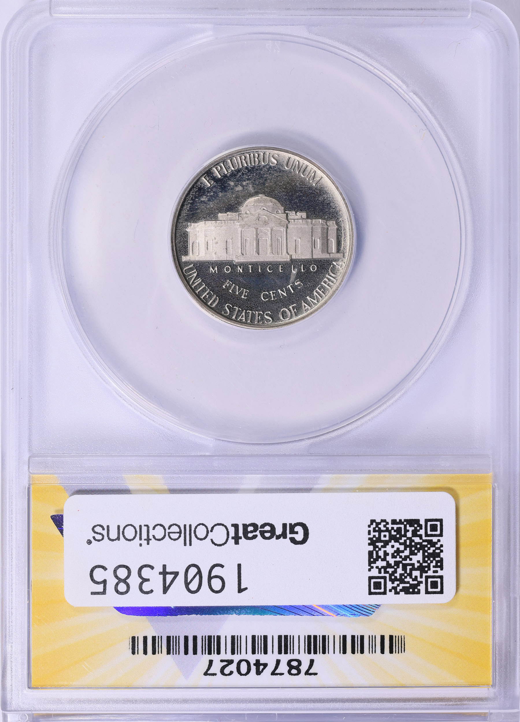 1981-S Jefferson Nickel Type 2 ANACS Proof-67 DCAM (Item 1904385 ...
