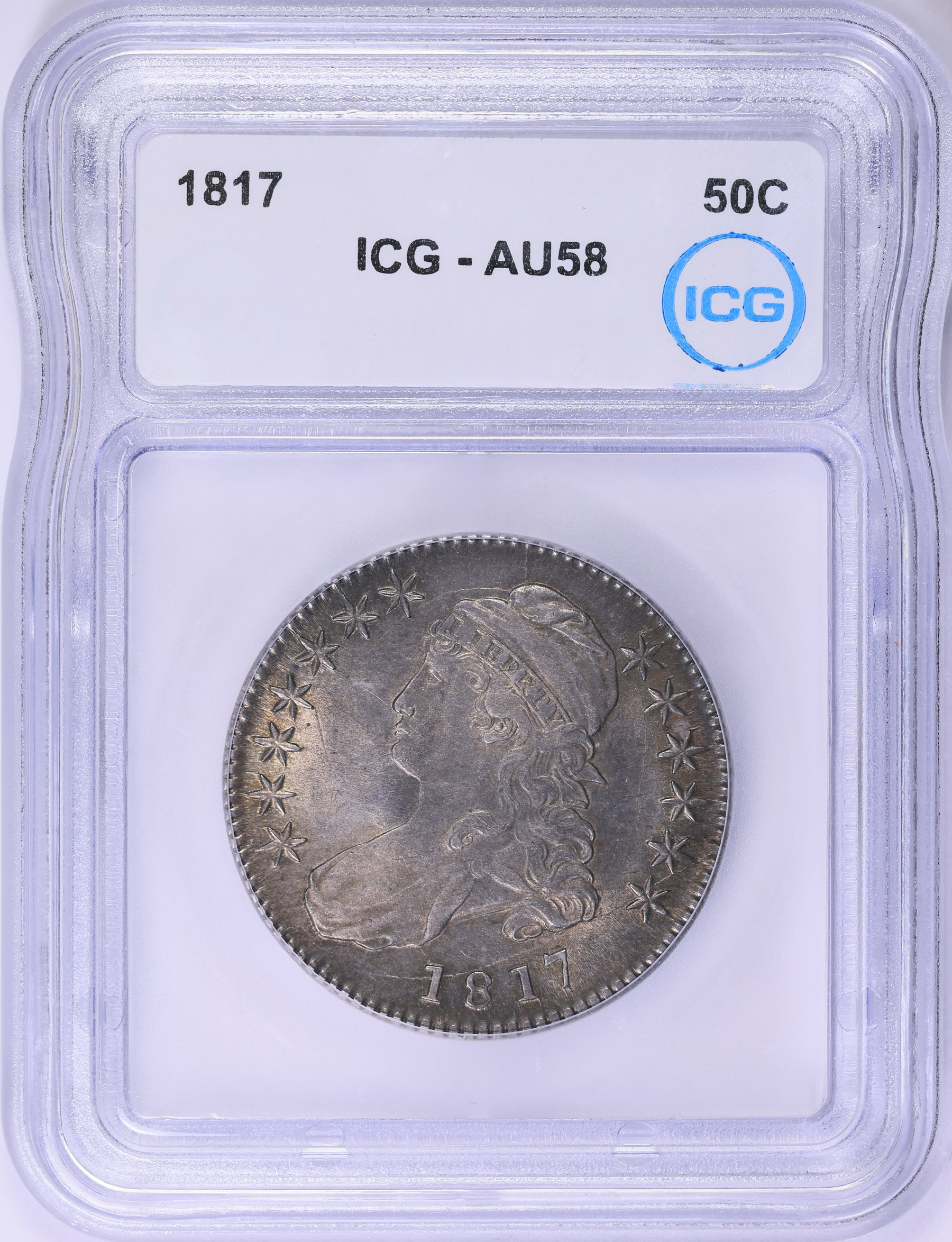 1817 Capped Bust Half Dollar ICG AU-58 (Item 1904653 ...