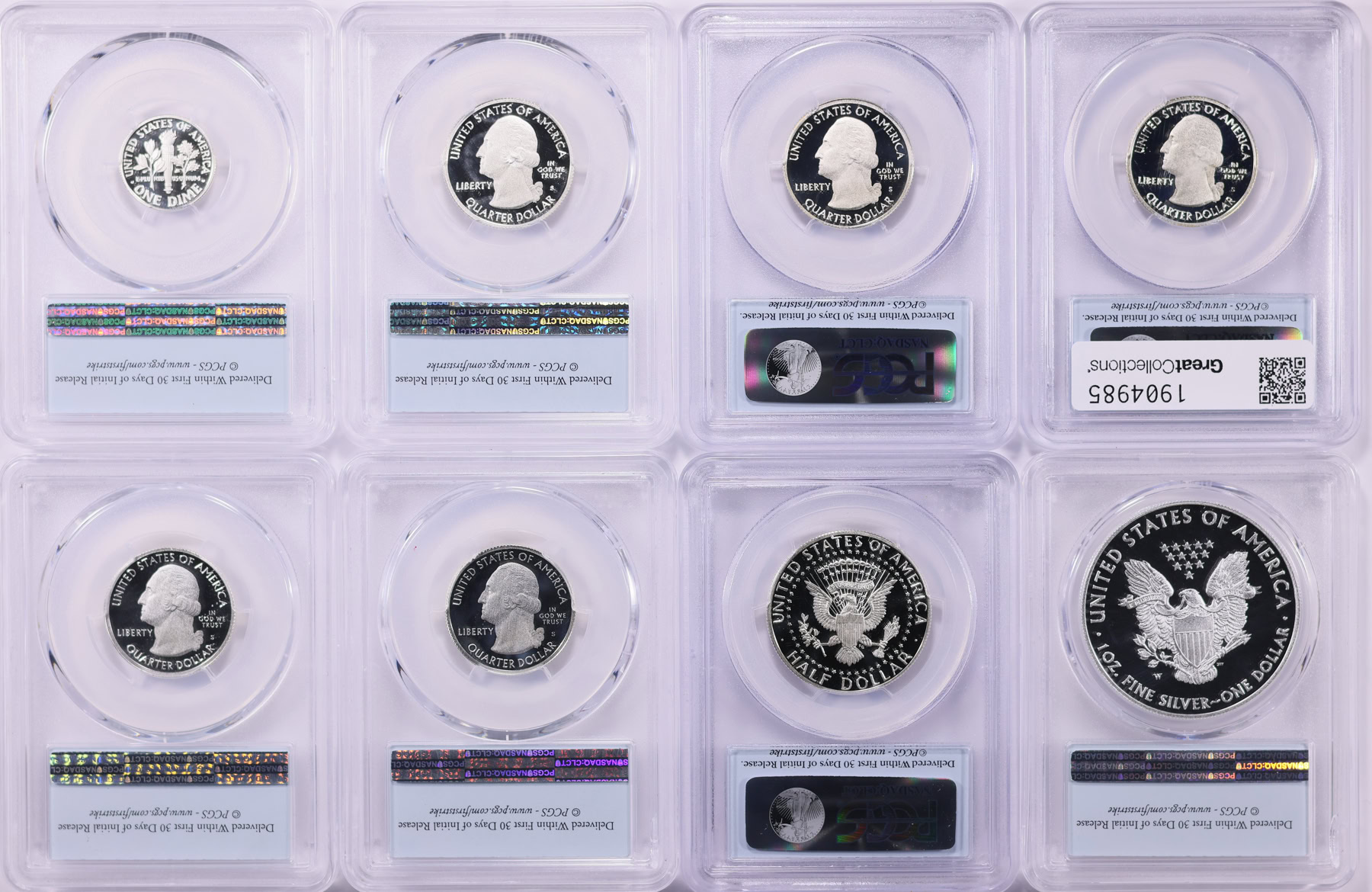 2013 U.S. Mint Limited Edition Silver Proof Set First Strike PCGS Proof ...