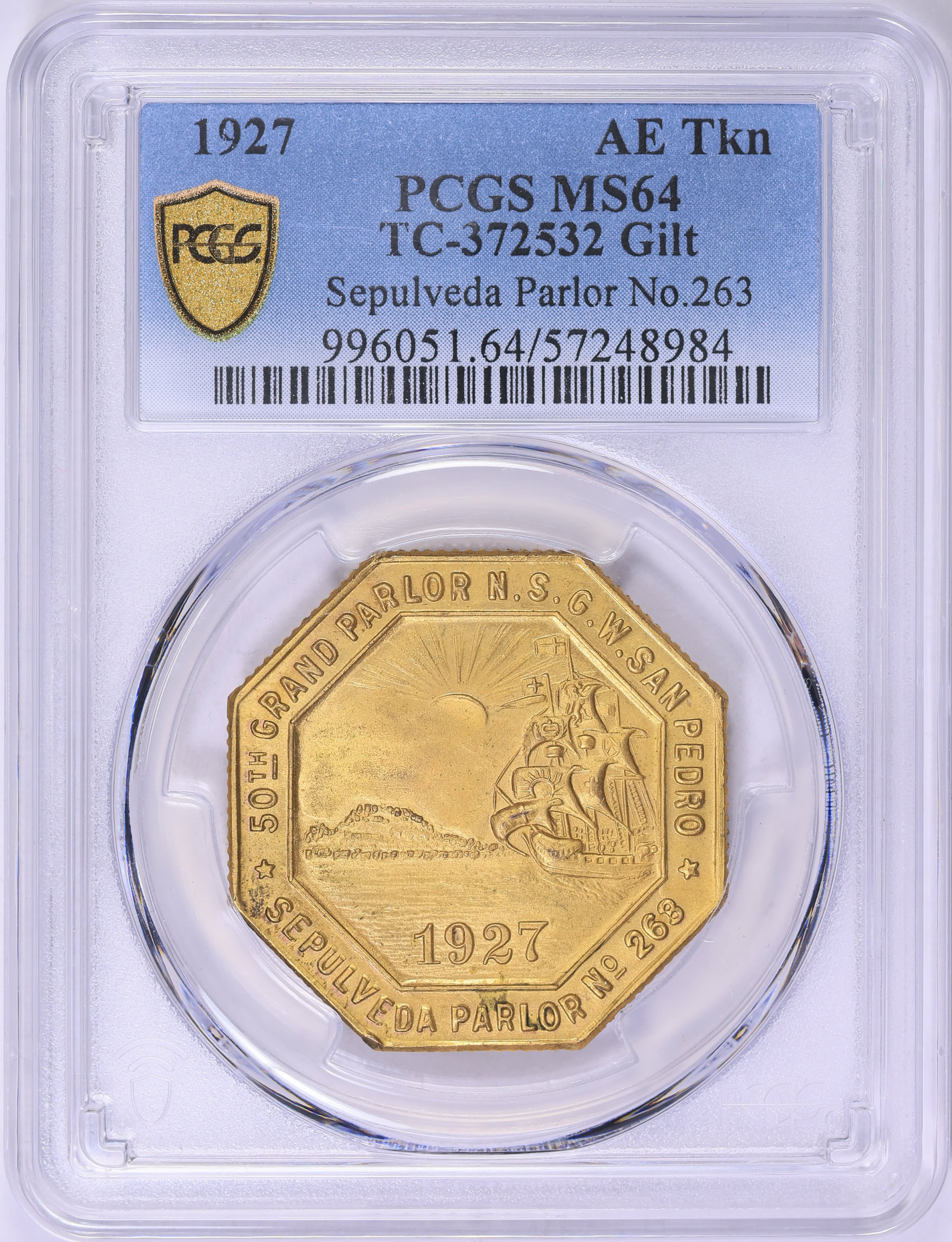 1927 San Pedro, California "50" Native Sons of the Golden West ...