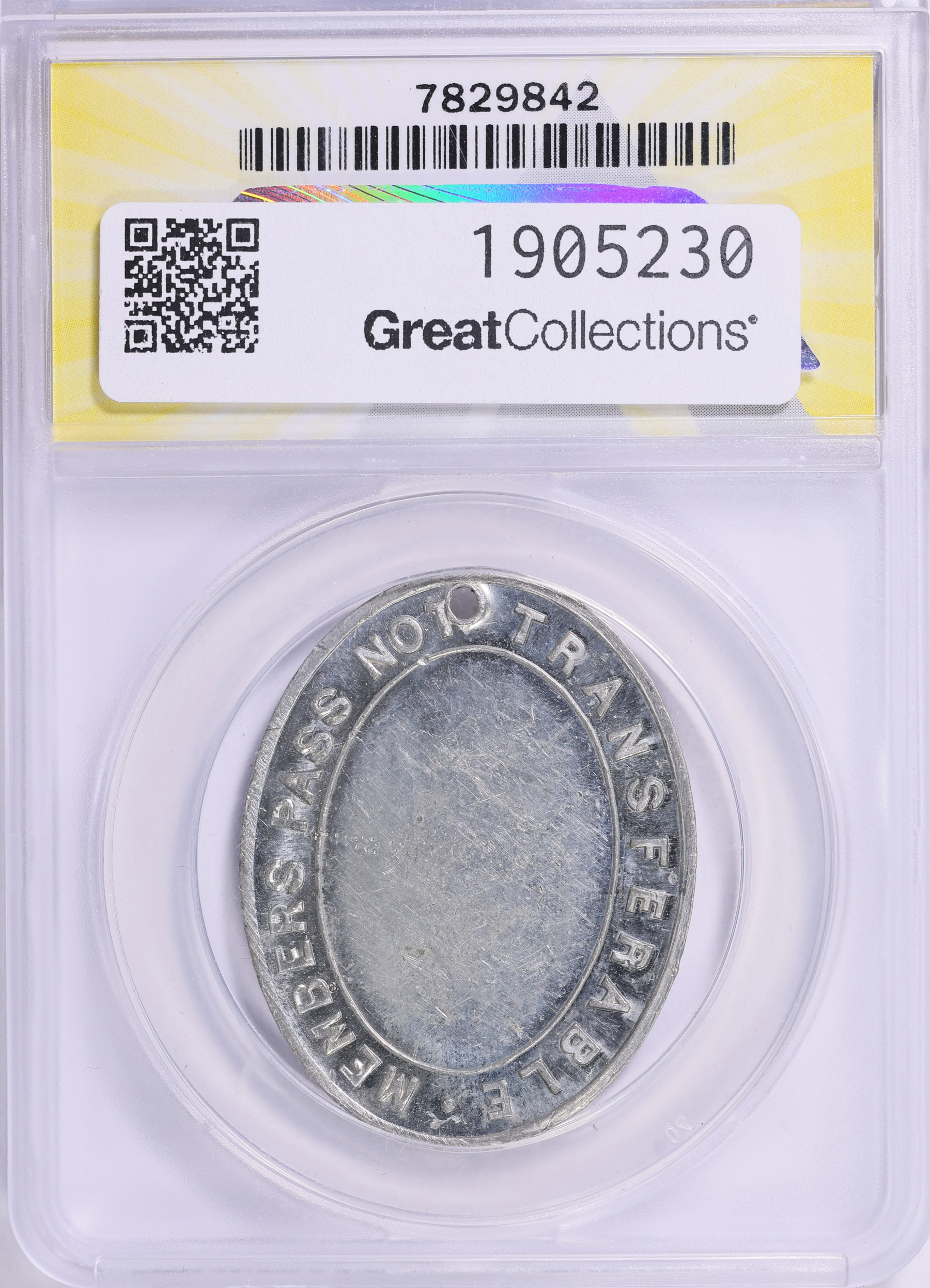 1883 Coney Island, New York Jockey Club Medal by Tiffany & Co. Rulau-NY ...