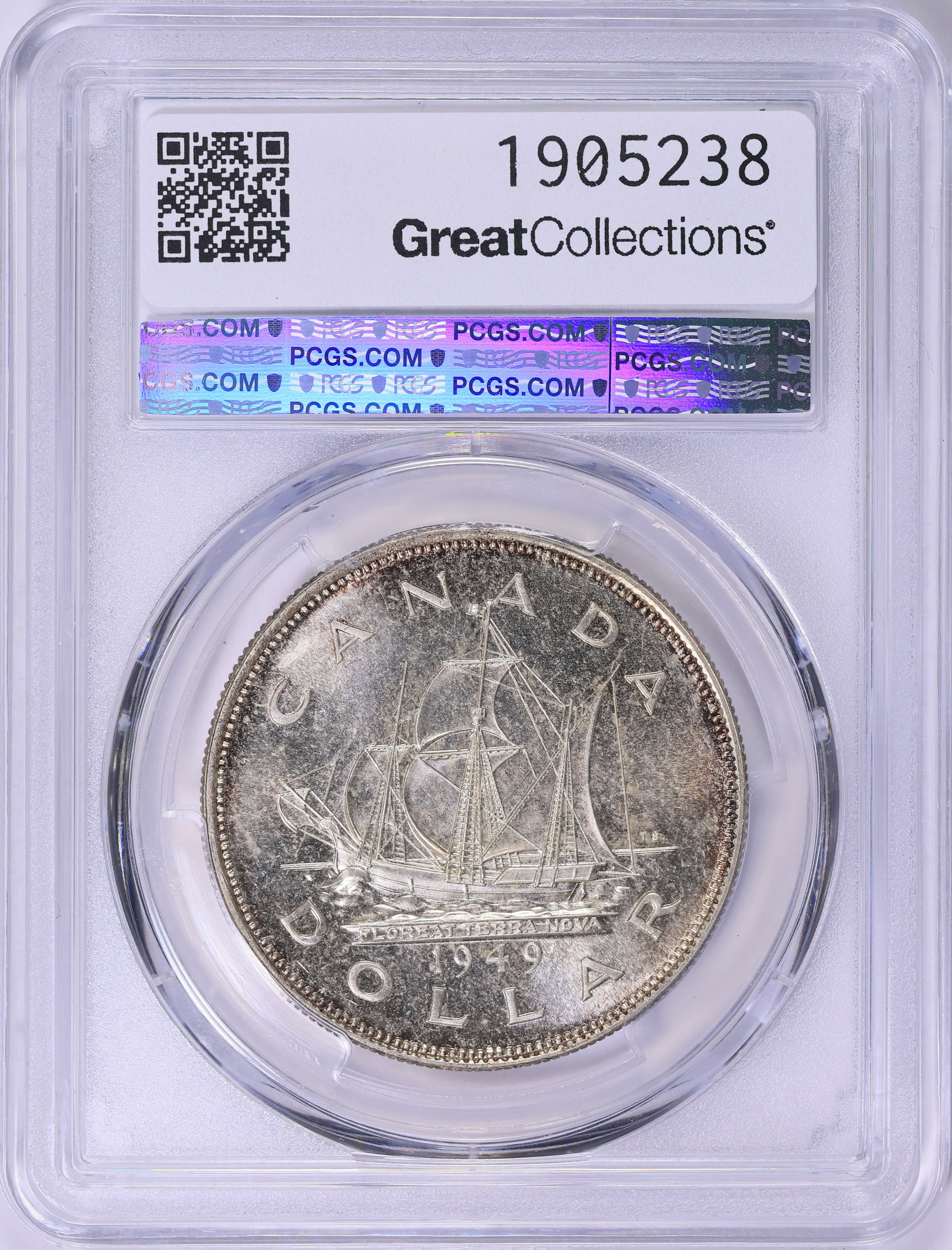 Canada 1949 Silver Dollar Newfoundland KM-47 PCGS MS-65 (Item 1905238 ...