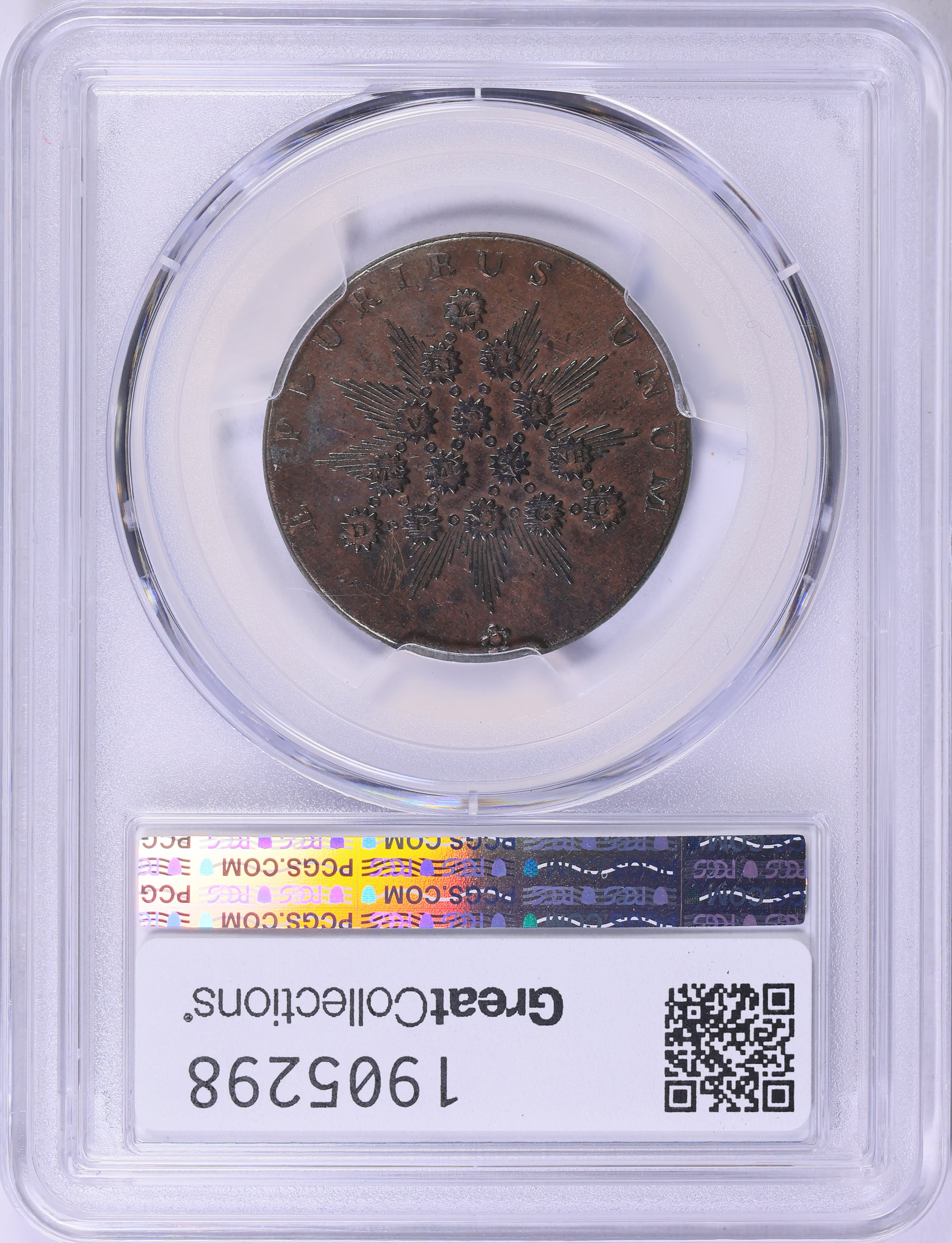 Kentucky Token Cent Plain Edge PCGS Genuine XF Details (Item 1905298 ...