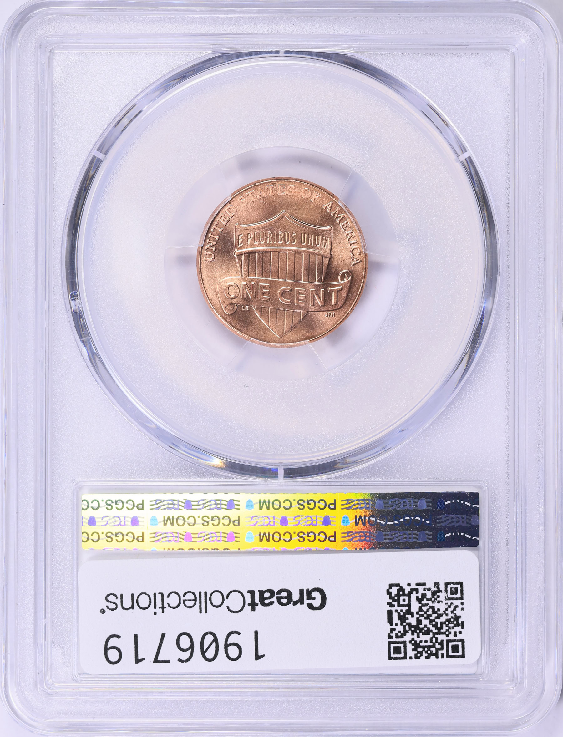 Mint Error 2023 Lincoln Cent Shield Struck-Through Obverse PCGS MS-66 ...