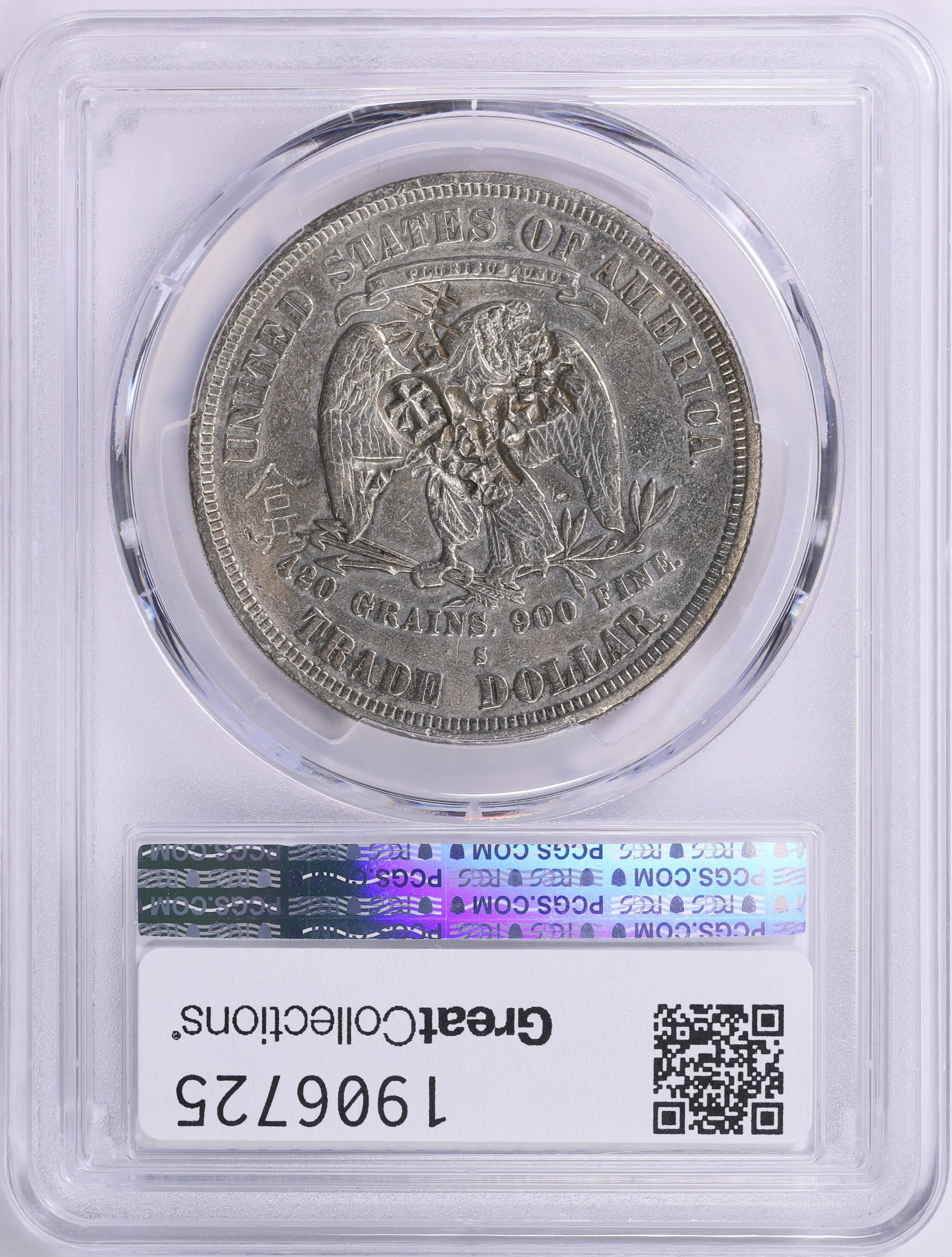 1878-S Trade Silver Dollar Chop Mark PCGS Genuine VF Details (Item ...