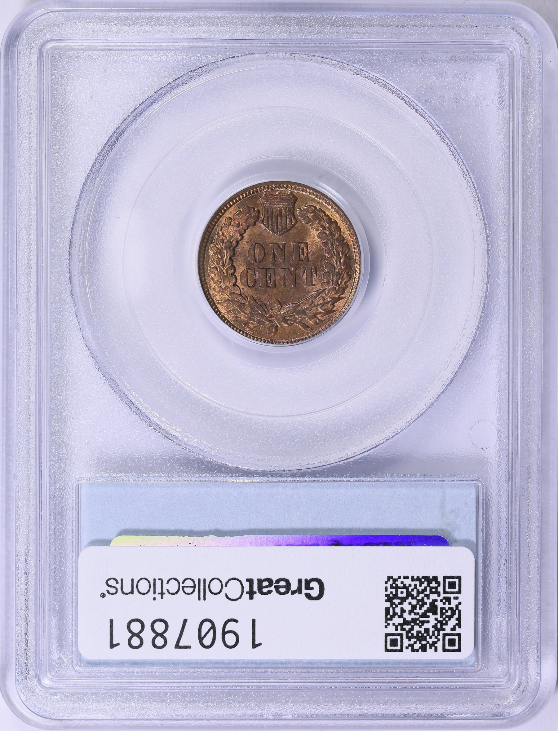 1895 Indian Cent PCGS MS-64 RB (Item 1907881) | GreatCollections Coin Auctions