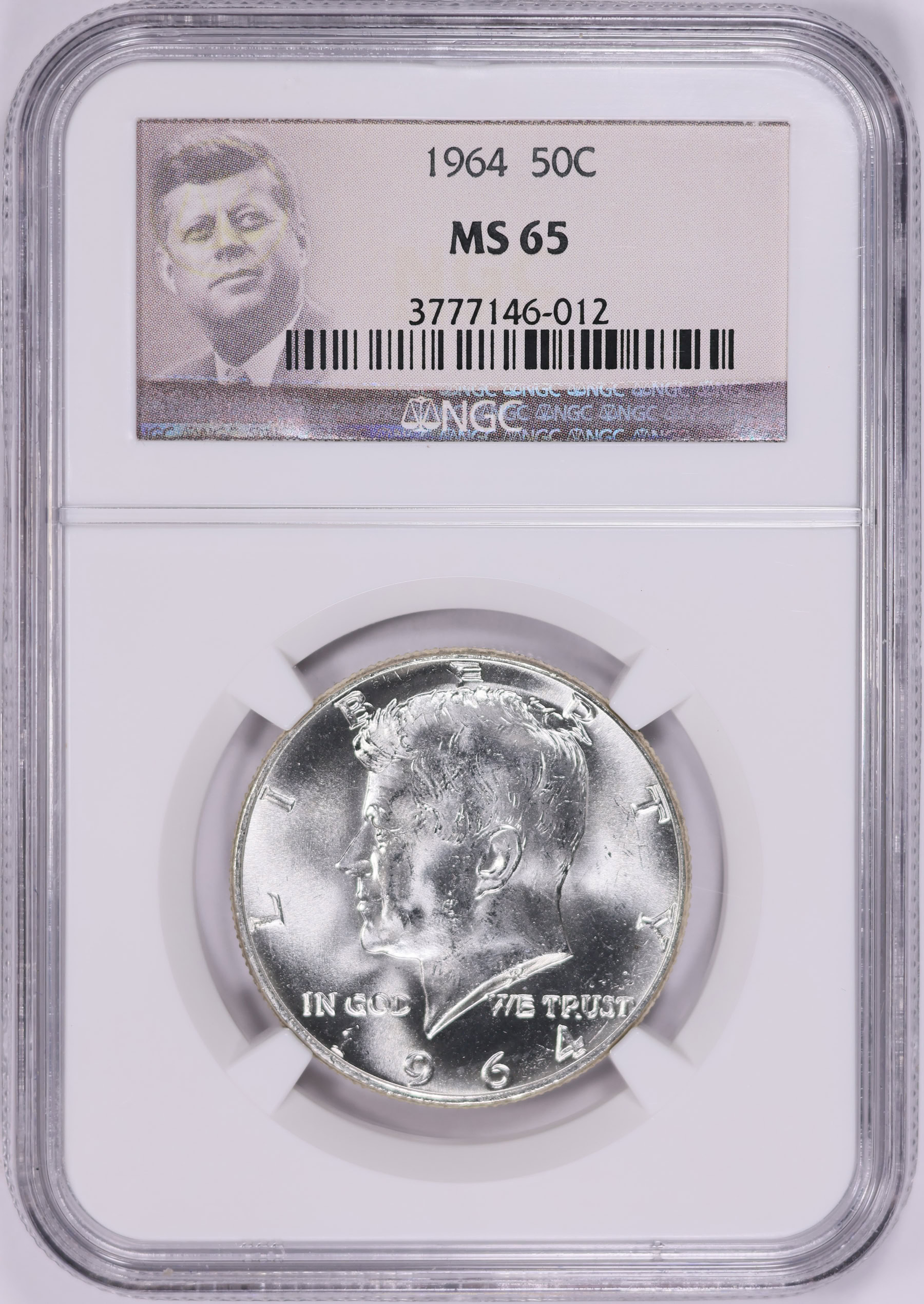 1964 Kennedy Half Dollar NGC MS-65 (Kennedy Label) (Item 1908725 ...