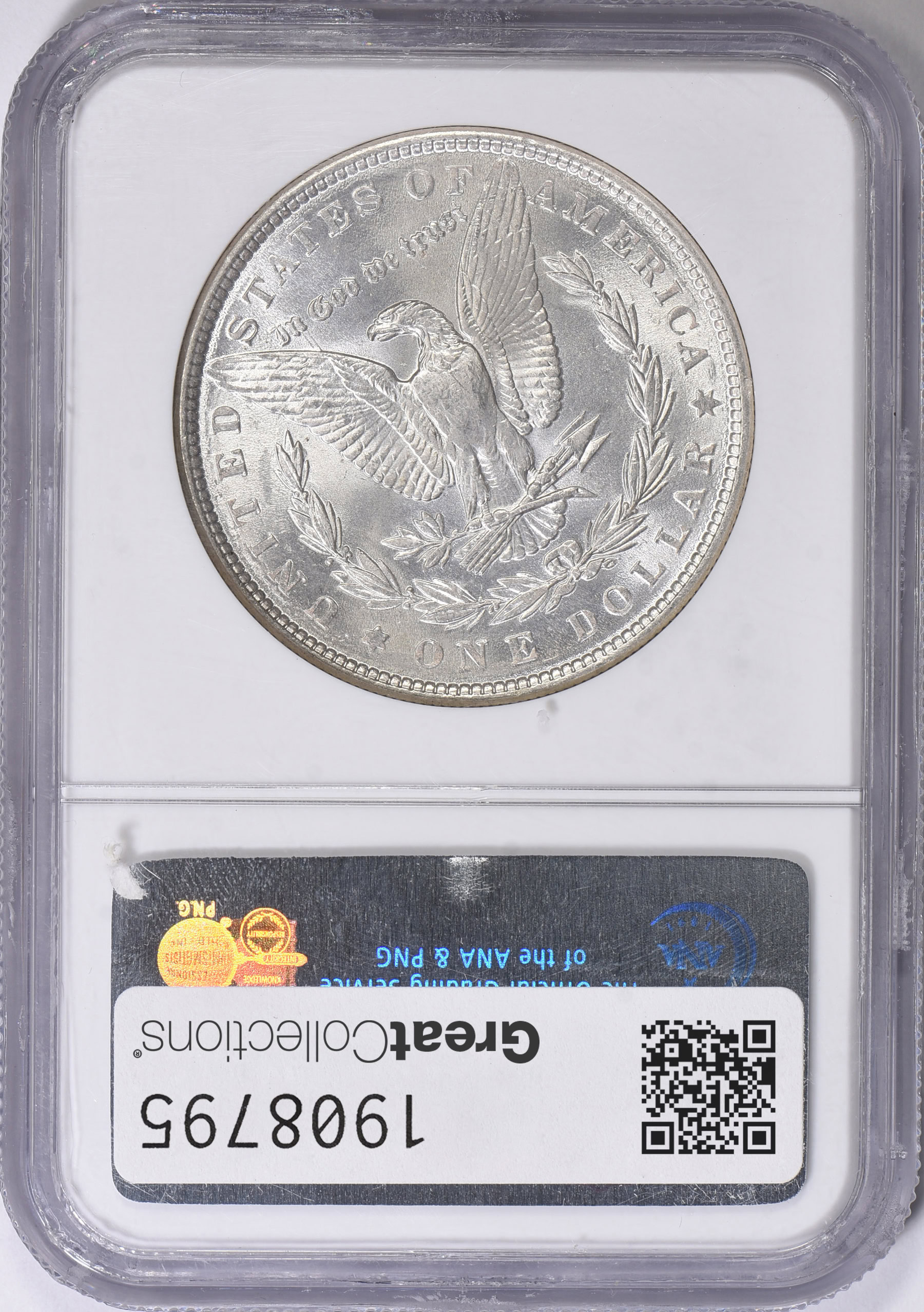 1886 Morgan Silver Dollar NGC MS-65 (Item 1908795) | GreatCollections Coin Auctions