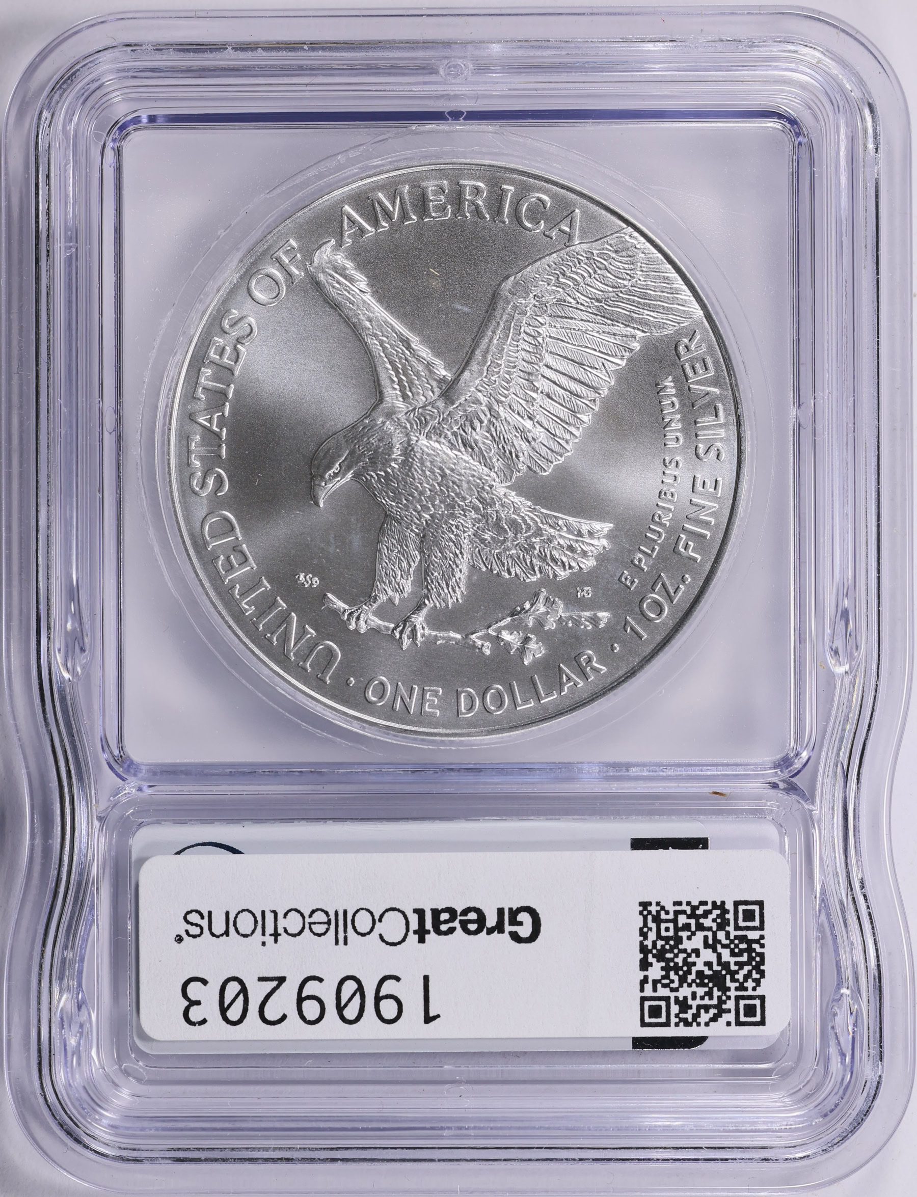2022 $1 Colorized Silver Eagle Starry Night Chromatics Private Mint ...