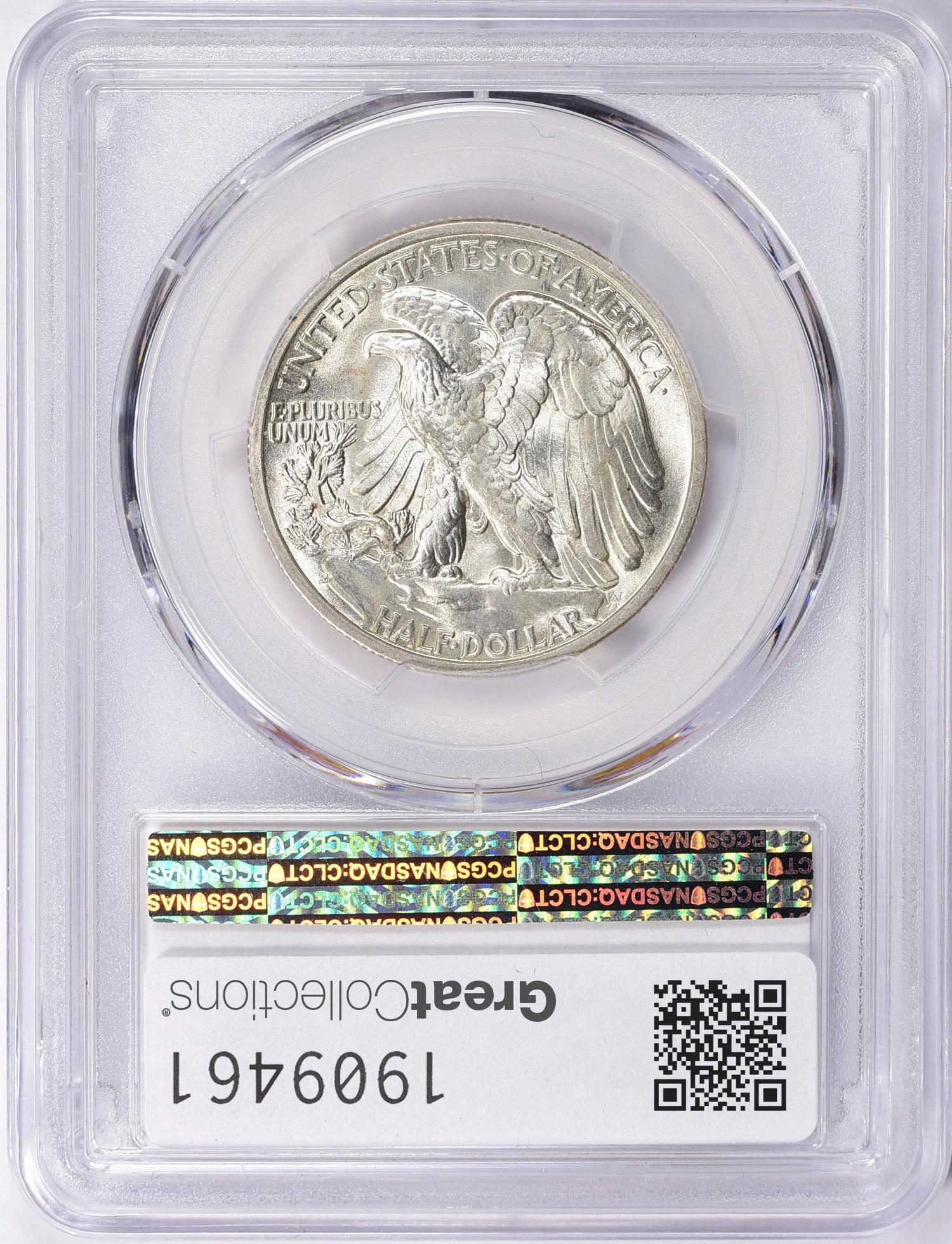 1946-S Walking Liberty Half Dollar PCGS MS-66+ (CAC Green) (Item 1909461) | GreatCollections ...
