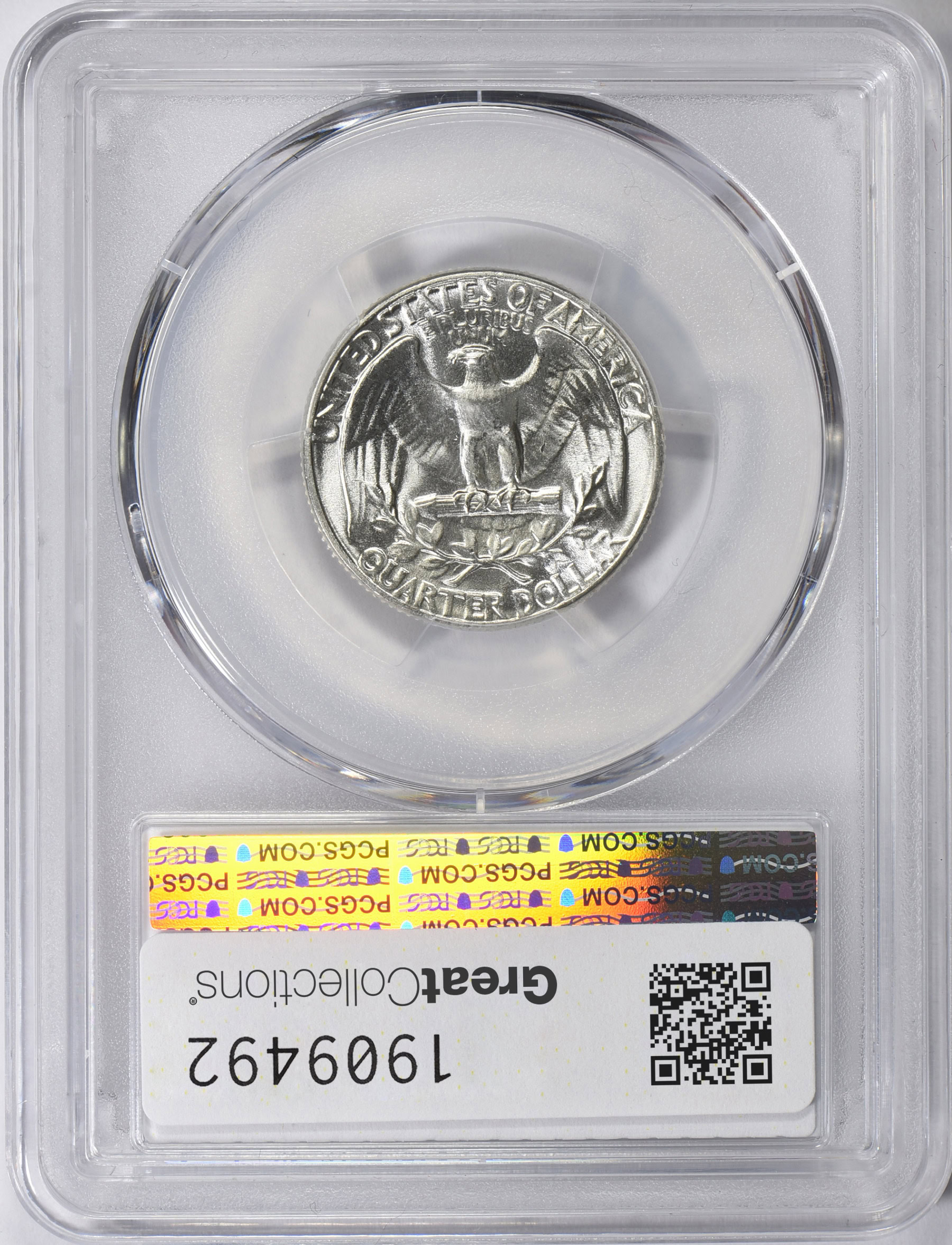 1950 Washington Quarter Doubled Die Reverse FS-801 PCGS MS-66 (Item ...