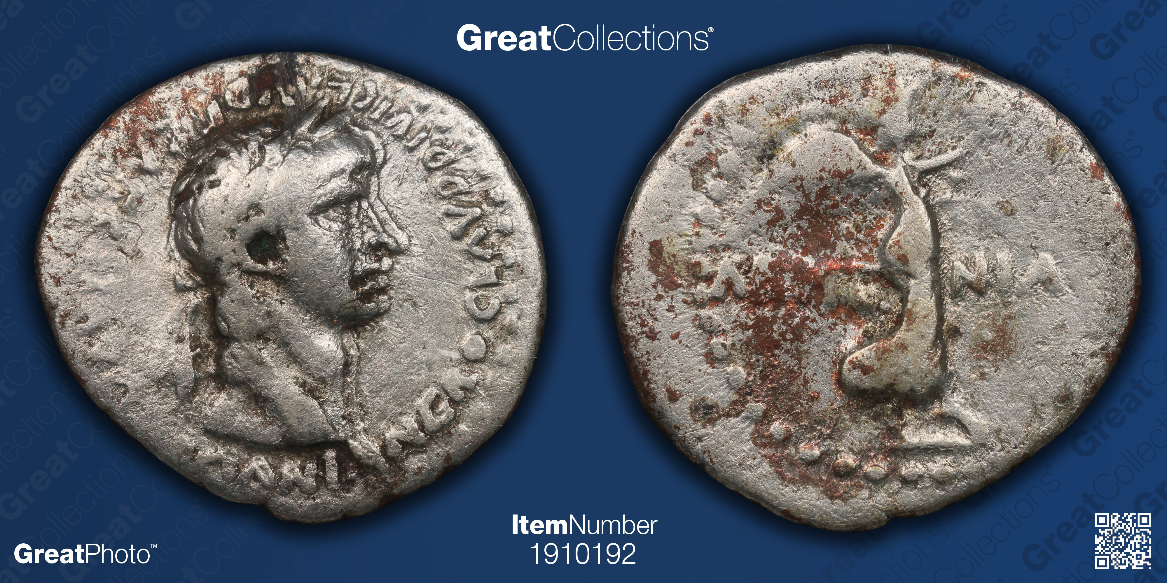 Ancient Roman Empire, Provincial Cappadocia. Nero (A.D. 54-68) AR ...