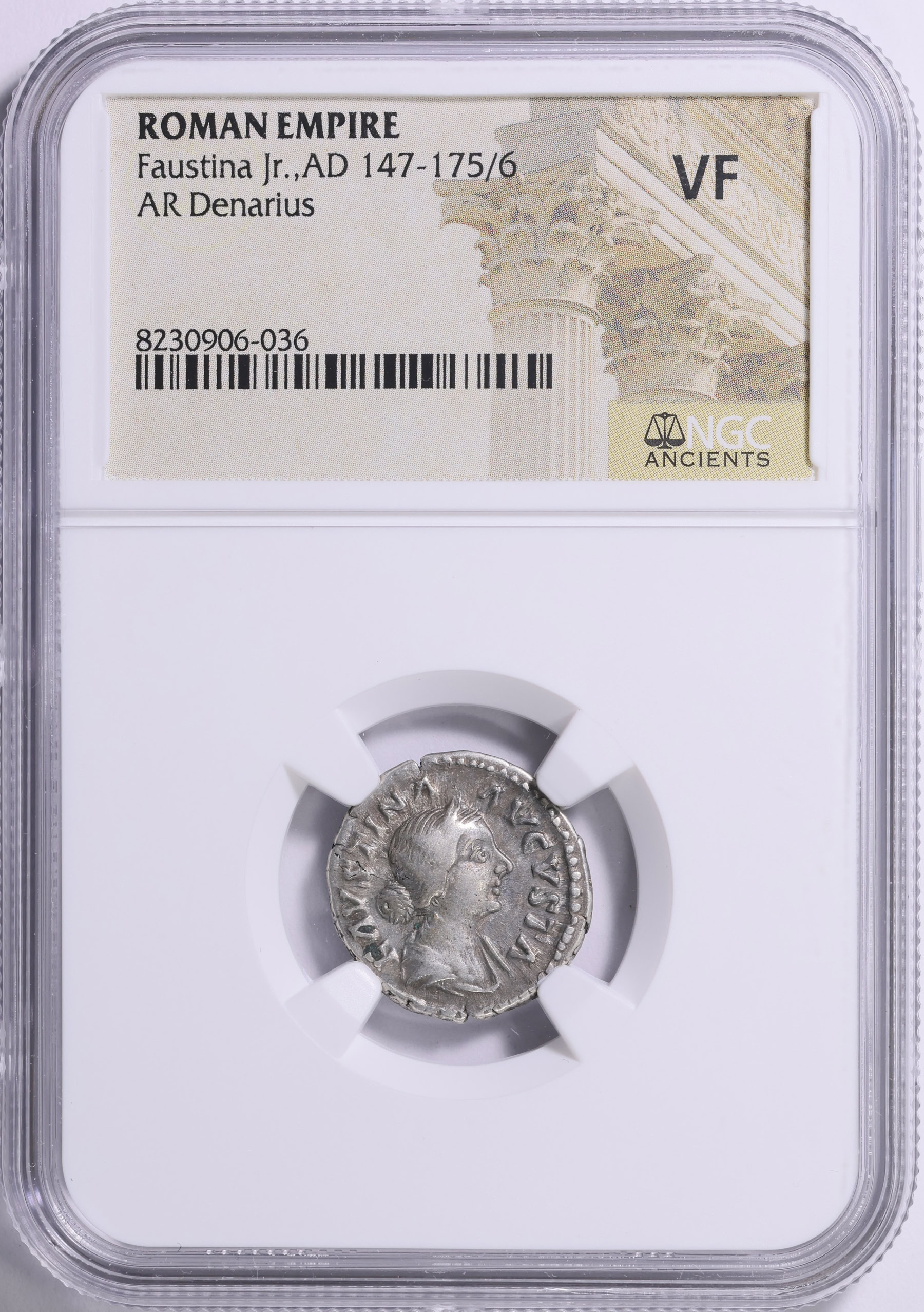 Ancient Roman Empire, Faustina Junior Augusta (A.D. 147-176) c.A.D. 167 ...