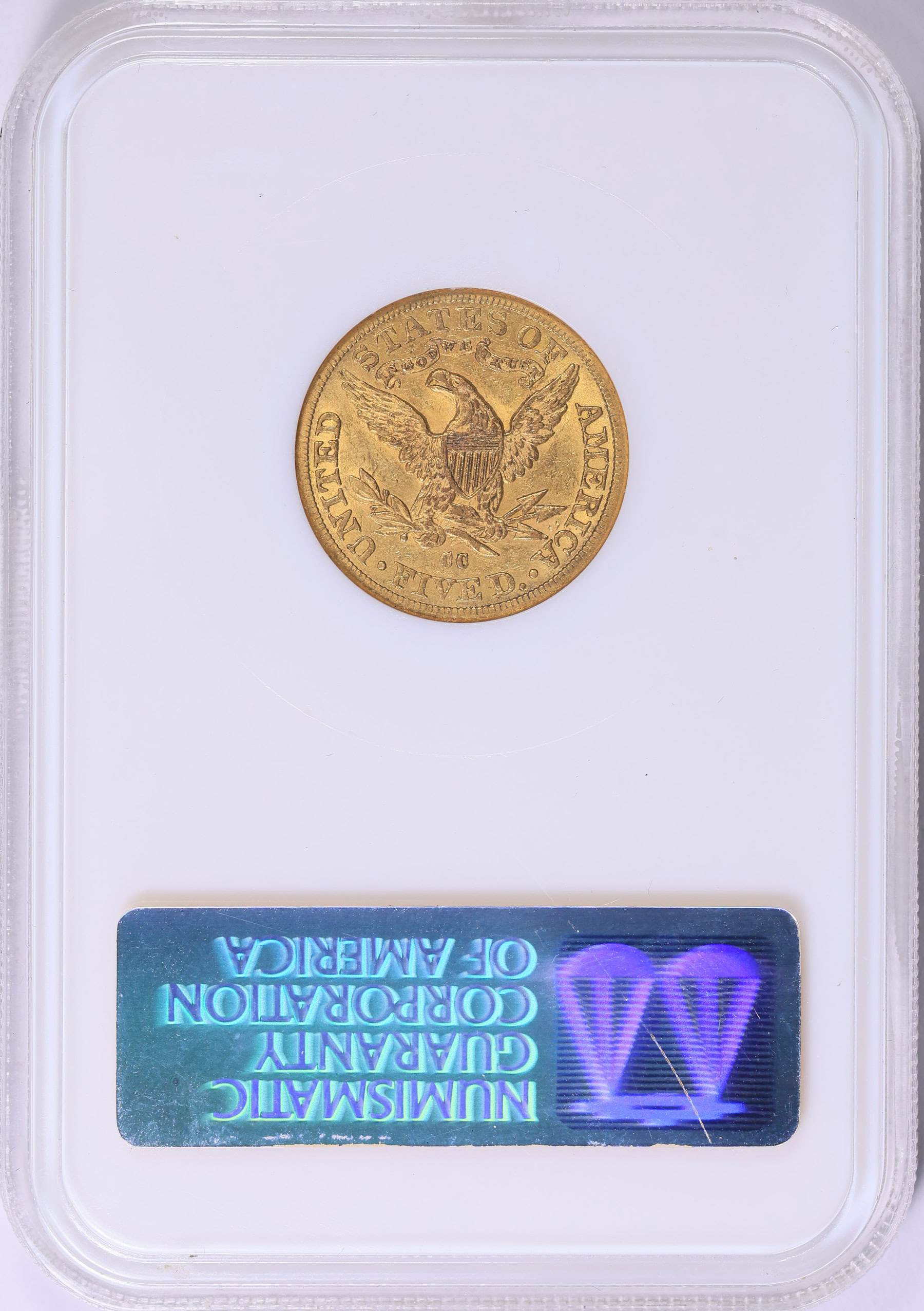 1891-CC Liberty Gold Half Eagle NGC XF-45 (CAC Gold) OH (Item 1910237) | GreatCollections Coin ...