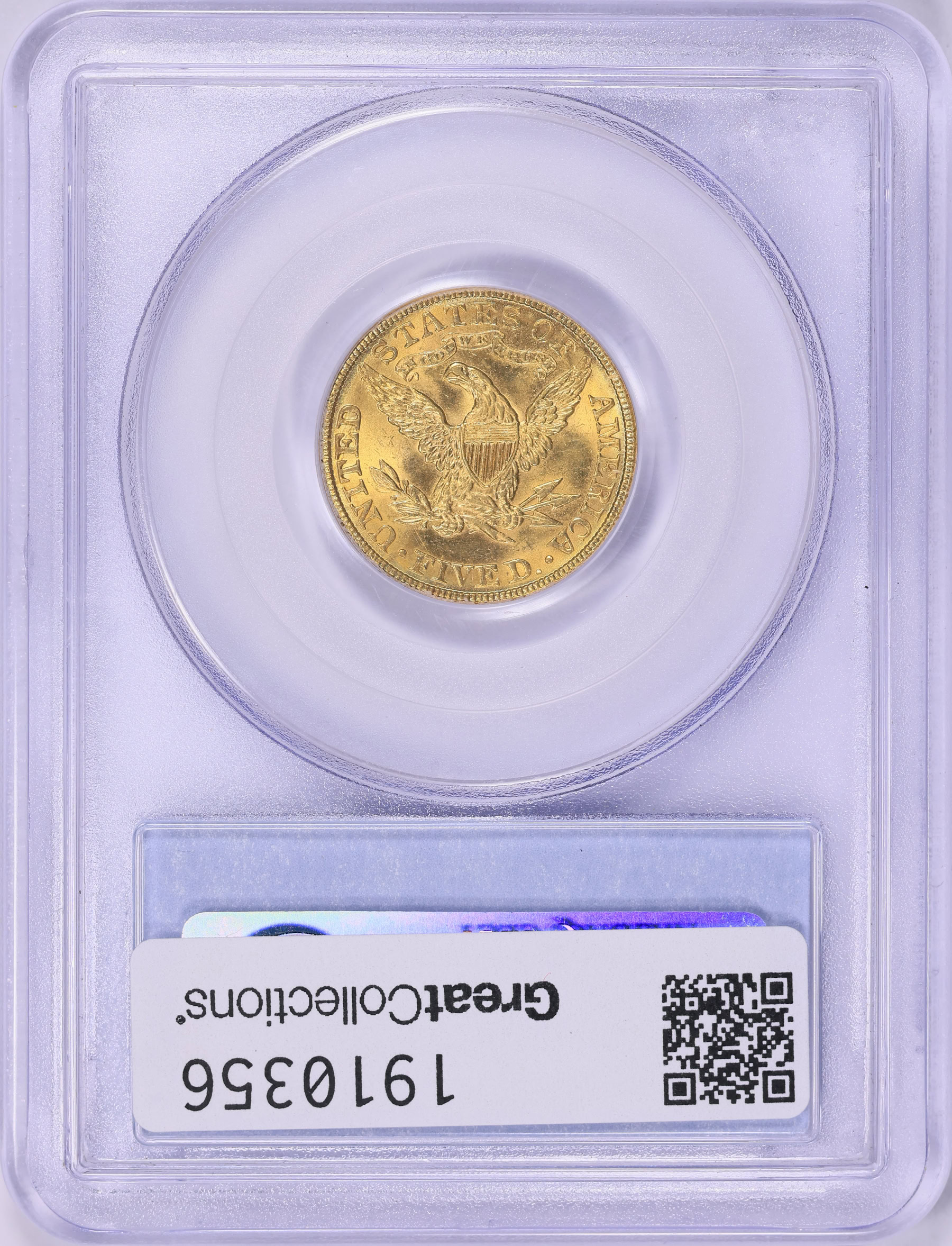 1908 Liberty Gold Half Eagle PCGS MS-63 (Item 1910356 ...