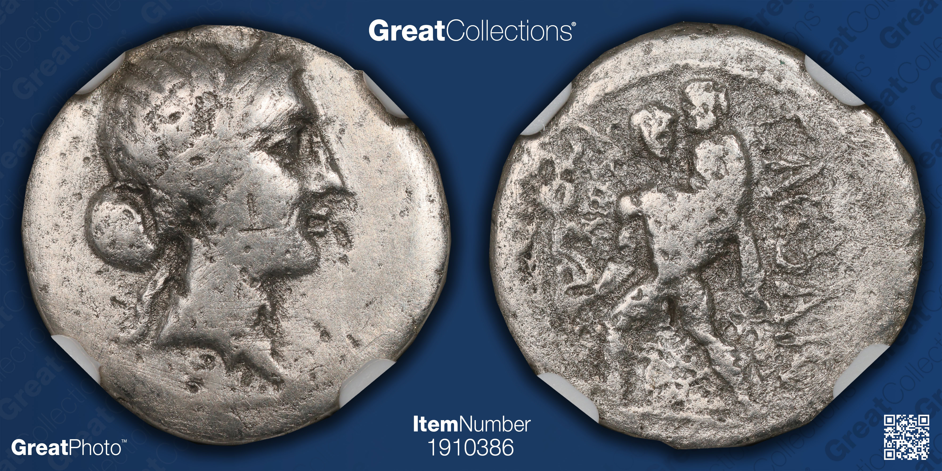 Ancient Roman Imperatorial, Julius Caesar (Died 44 B.C.) c.48-46 B.C ...