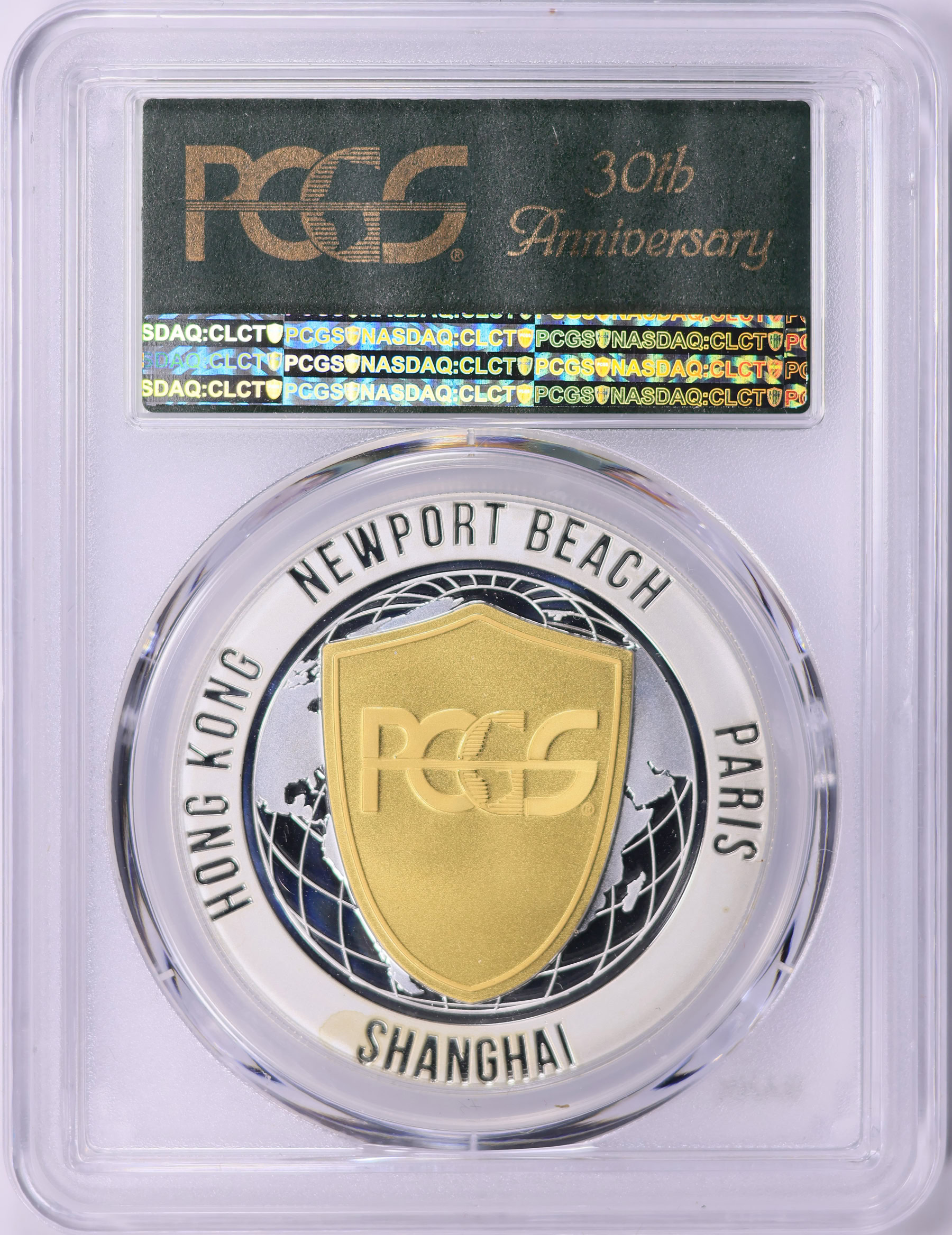 2016 Silver PCGS 30th Anniversary Commemorative Medal PCGS Certified ...