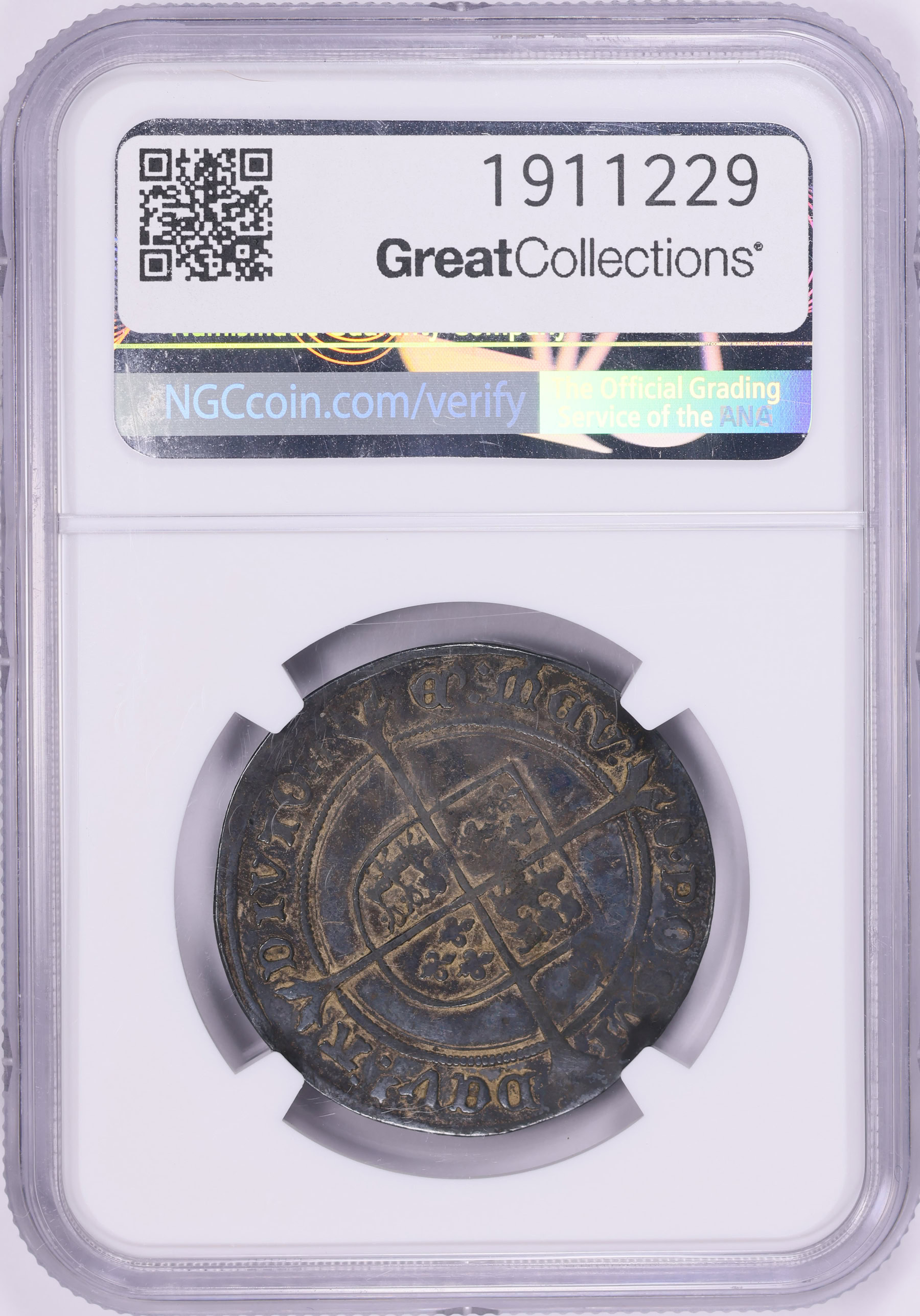 Great Britain ND (1551-53) Silver Shilling of Edward VI Tun Privy NGC ...