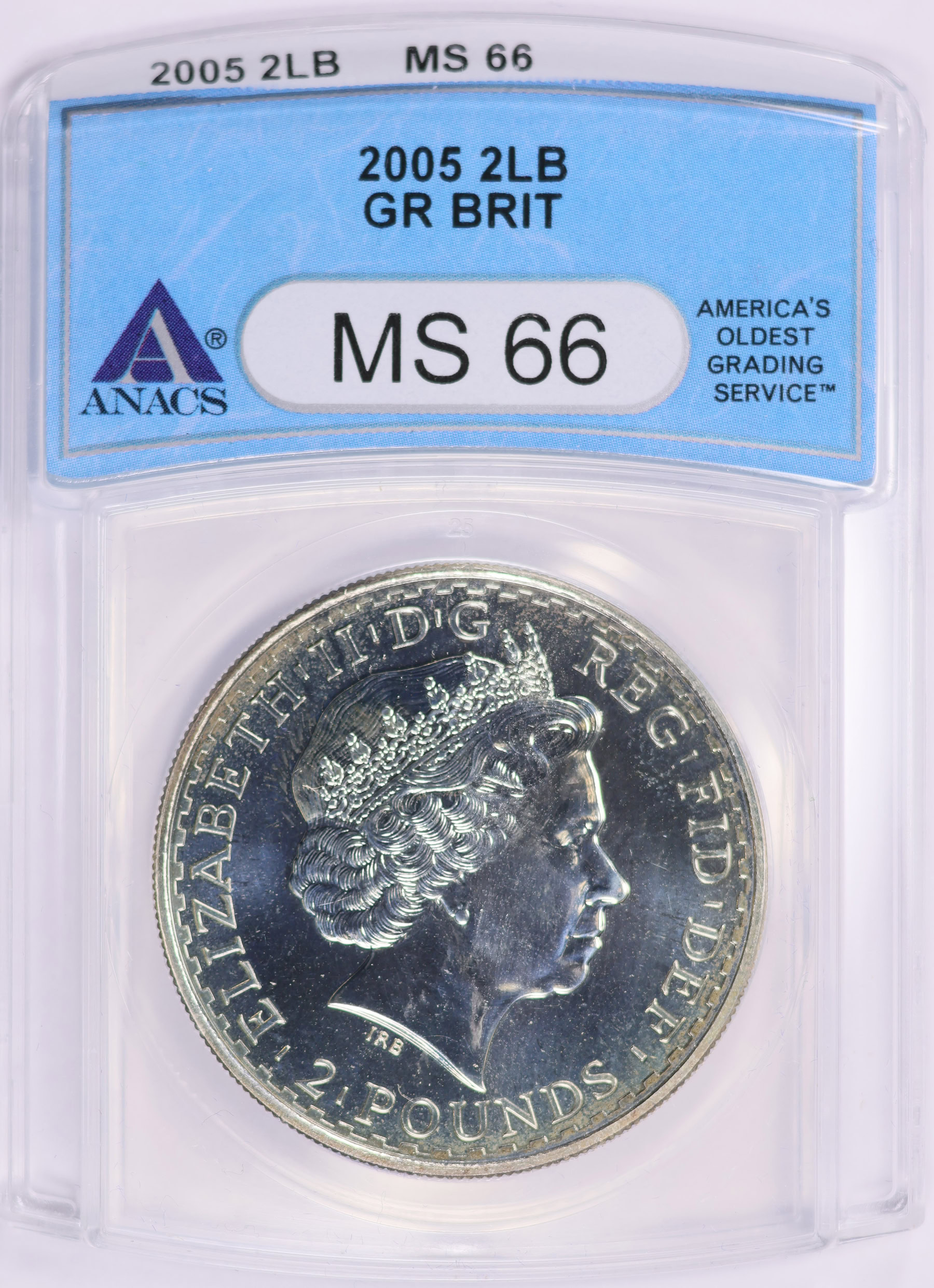 Great Britain 2005 Silver £2 Britannia KM-1063 ANACS MS-66 (Item 1912099) | GreatCollections ...