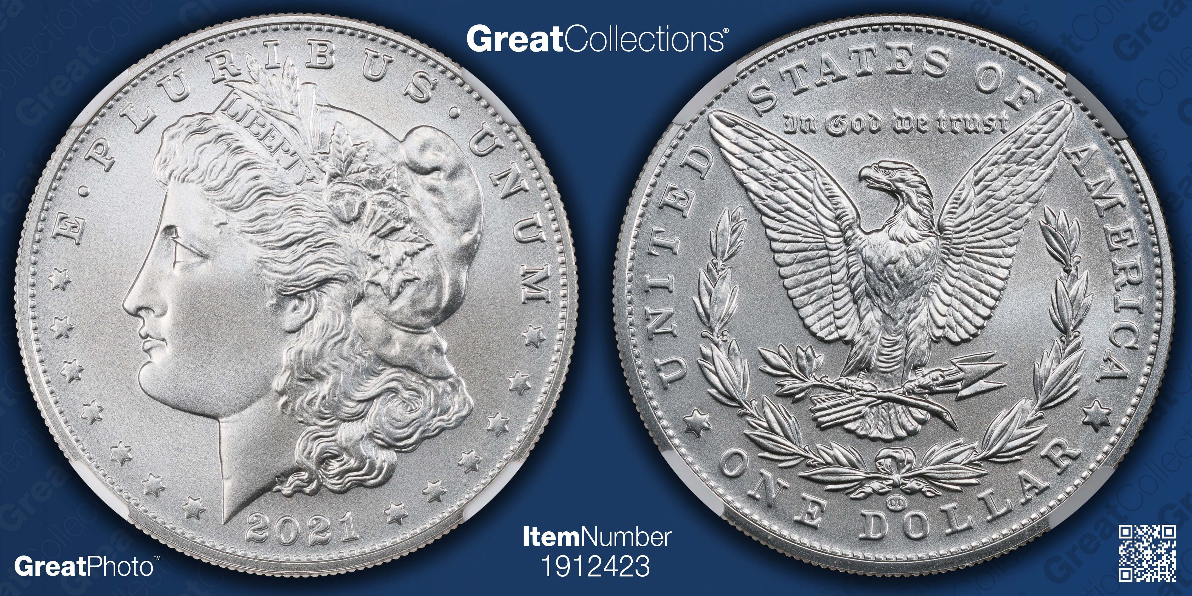 2021-CC Morgan Silver Dollar CC Privy 100th Anniversary NGC MS-70 (Item ...