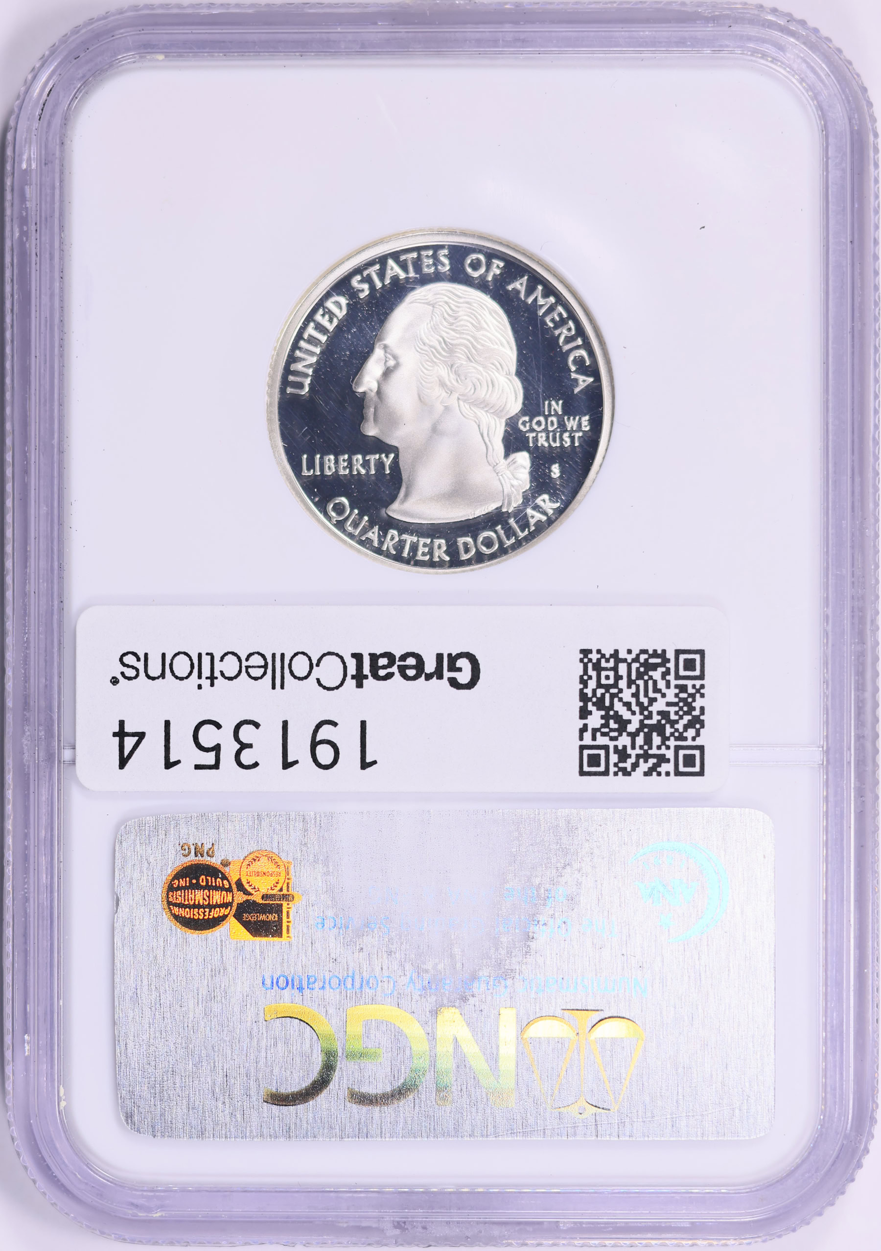 2005-S State Quarter California Silver NGC Proof-70 UC (Item 1913514 ...