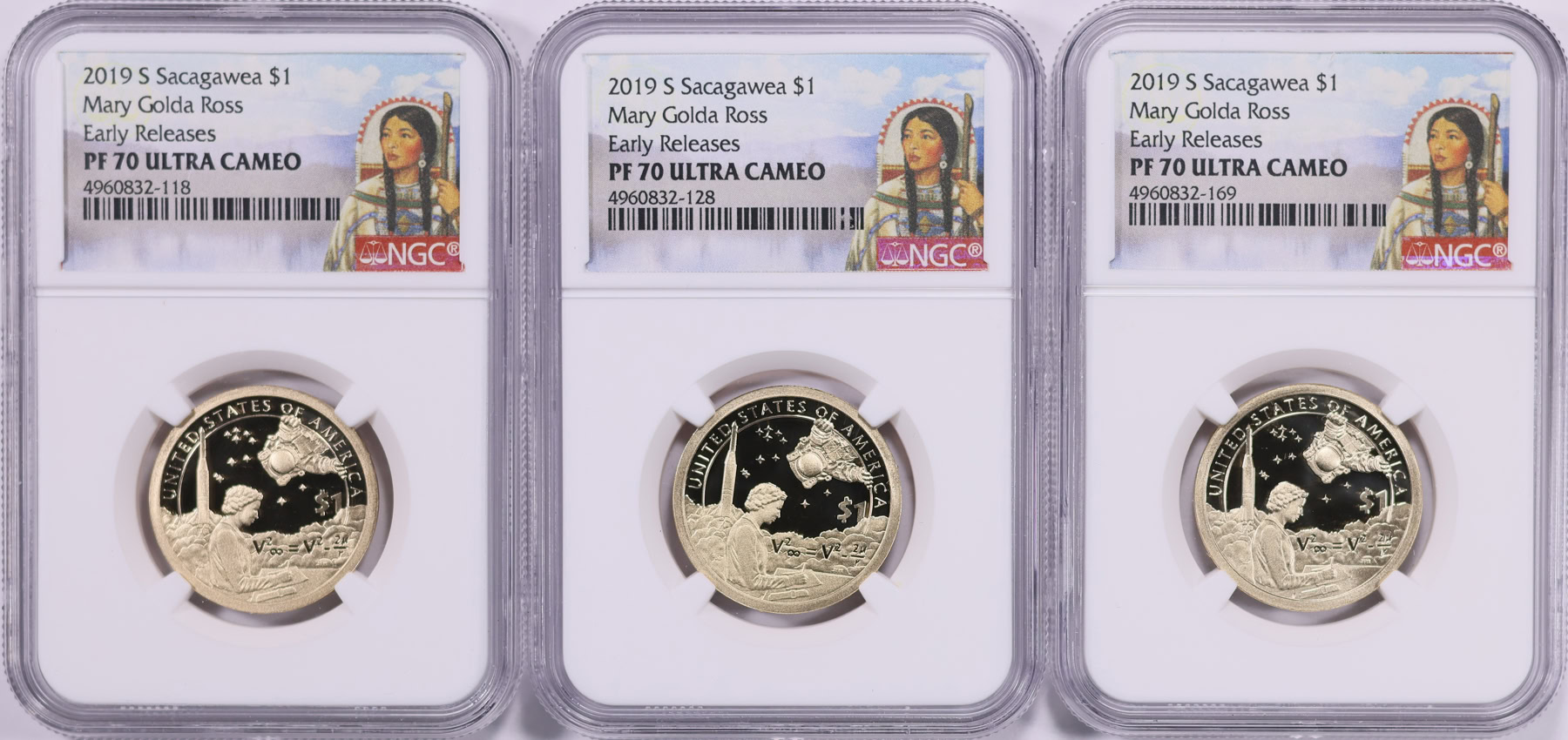2019-S Sacagawea Dollar Native American Early Releases NGC Proof-70 UC ...