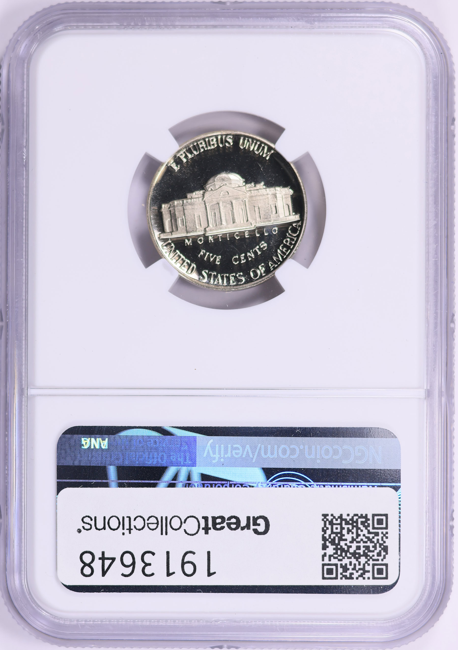 1982-S Jefferson Nickel NGC Proof-70 UC (Item 1913648 ...