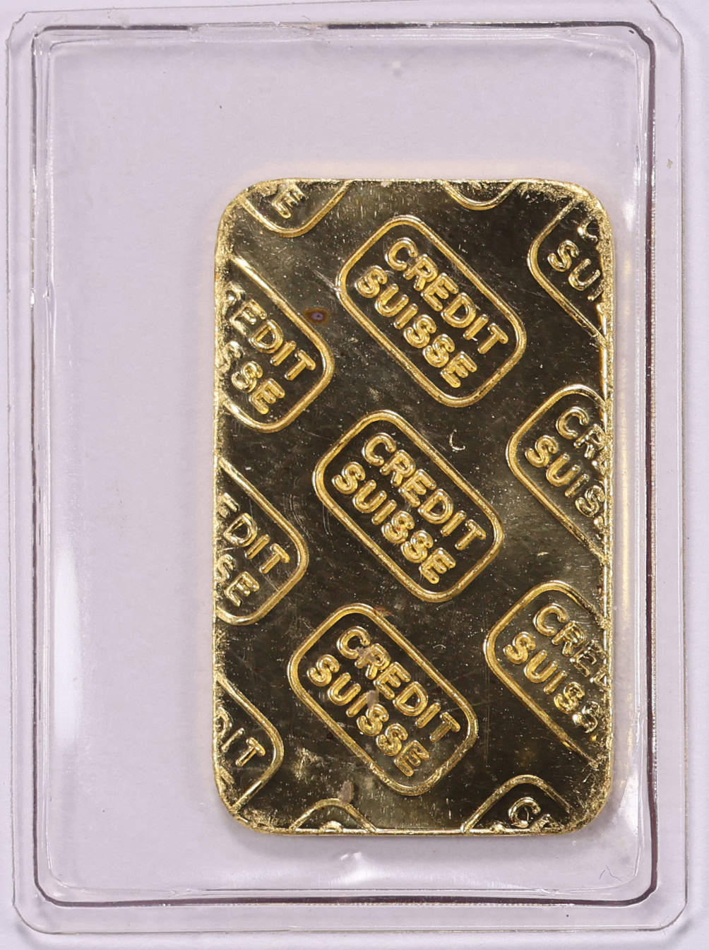 Switzerland ND Gold 5gms Credit Suisse Ingot/Bar Uncertified (AGW = 0. ...