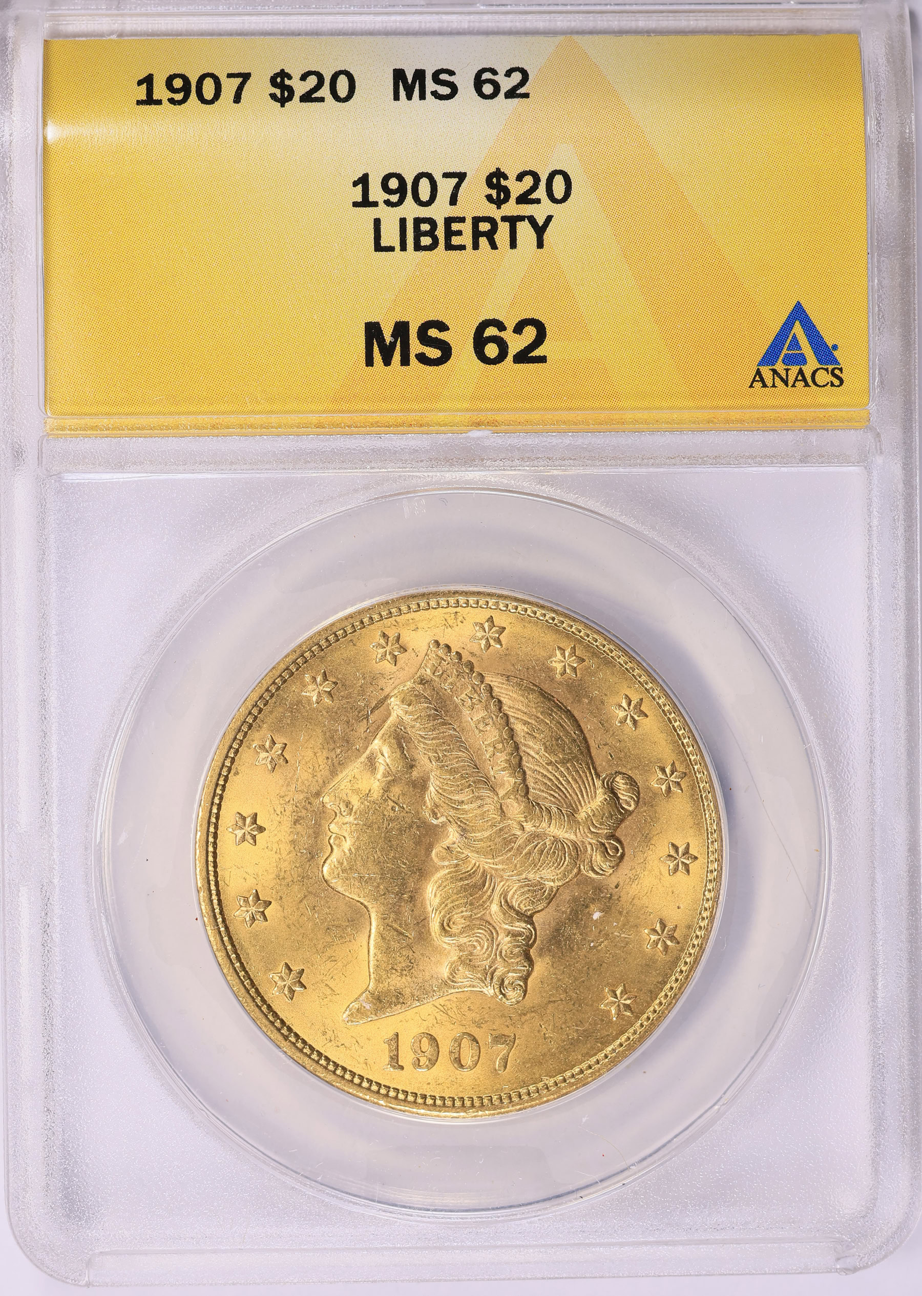 1907 Liberty Gold Double Eagle ANACS MS-62 (Item 1915095 ...