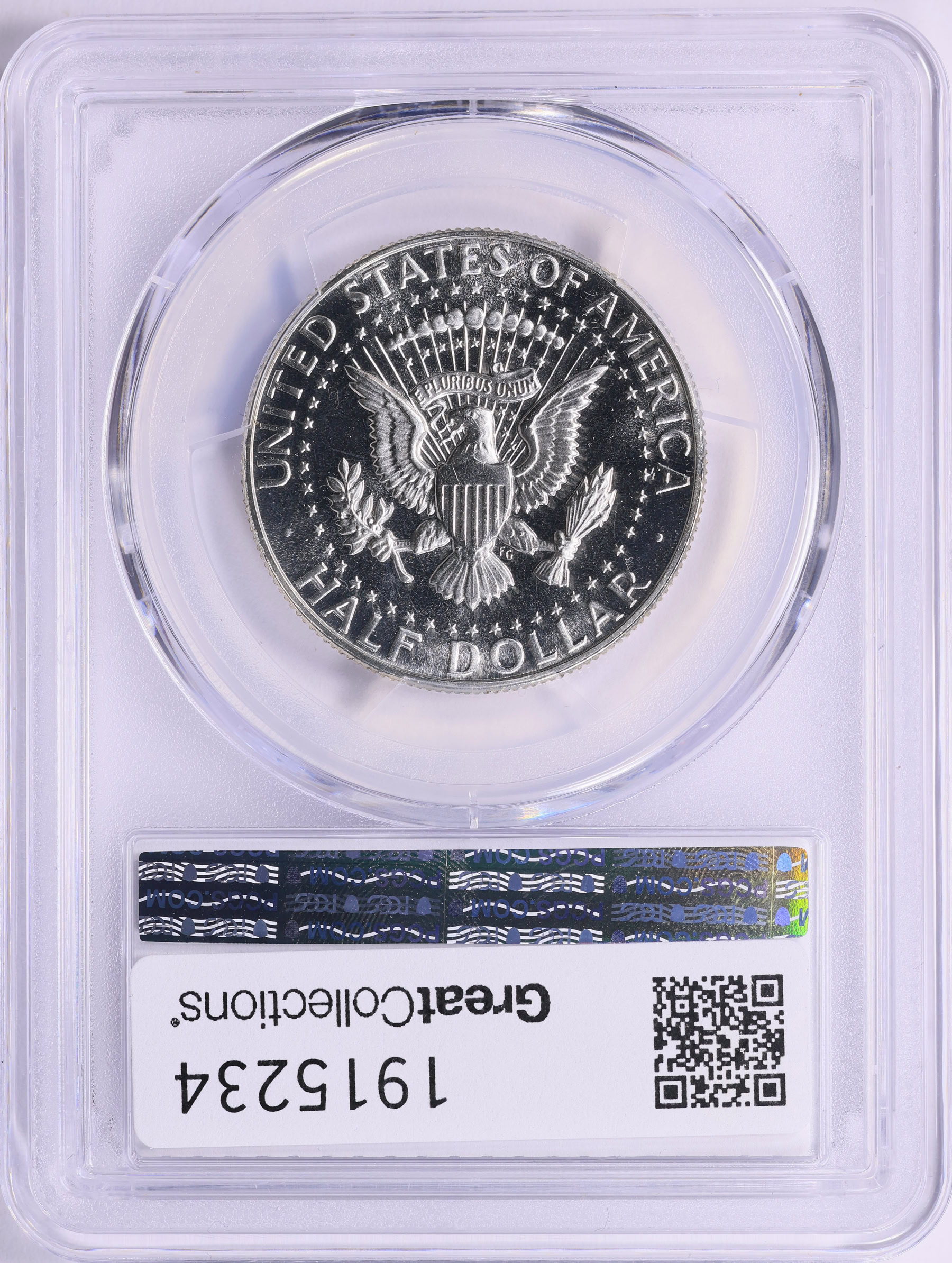 1966 Kennedy Half Dollar SMS PCGS SP-67 (Item 1915234) | GreatCollections Coin Auctions