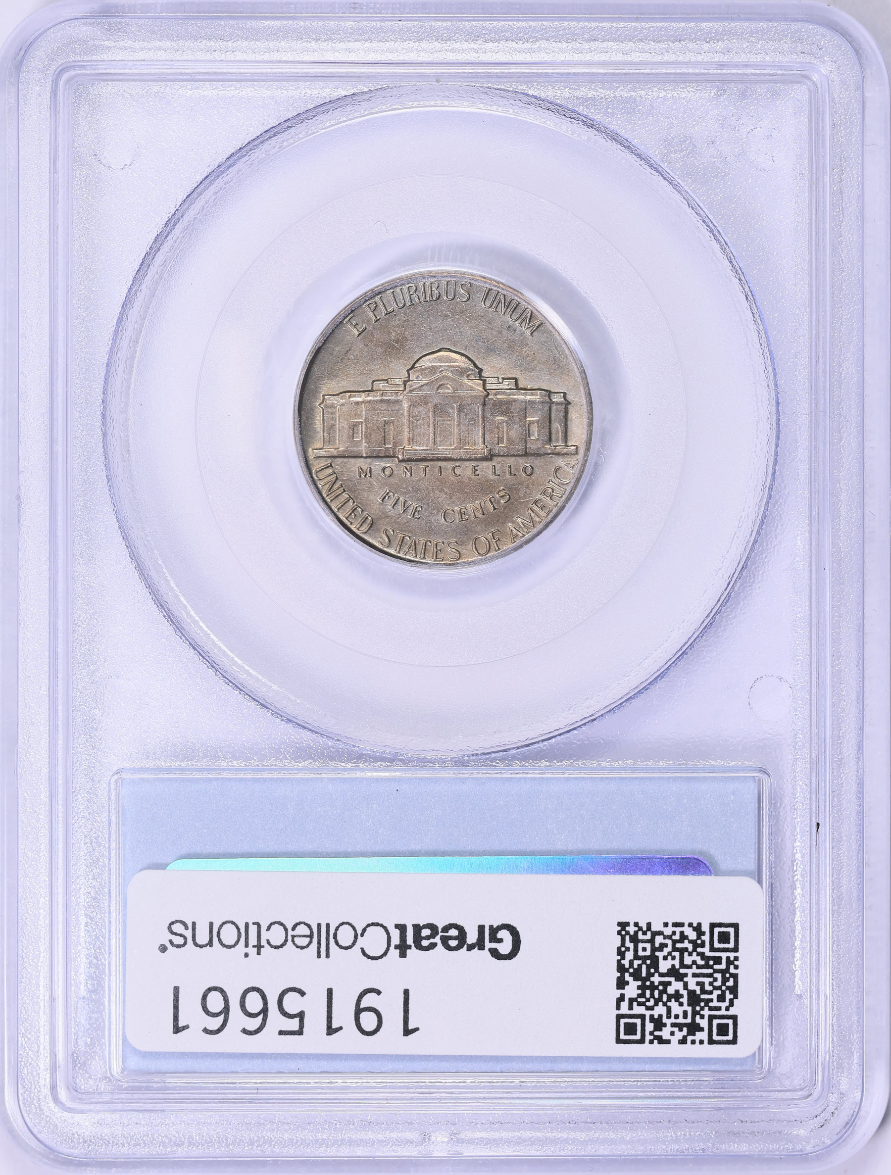 1958 Jefferson Nickel PCGS MS-64 FS (Toned) (Item 1915661 ...