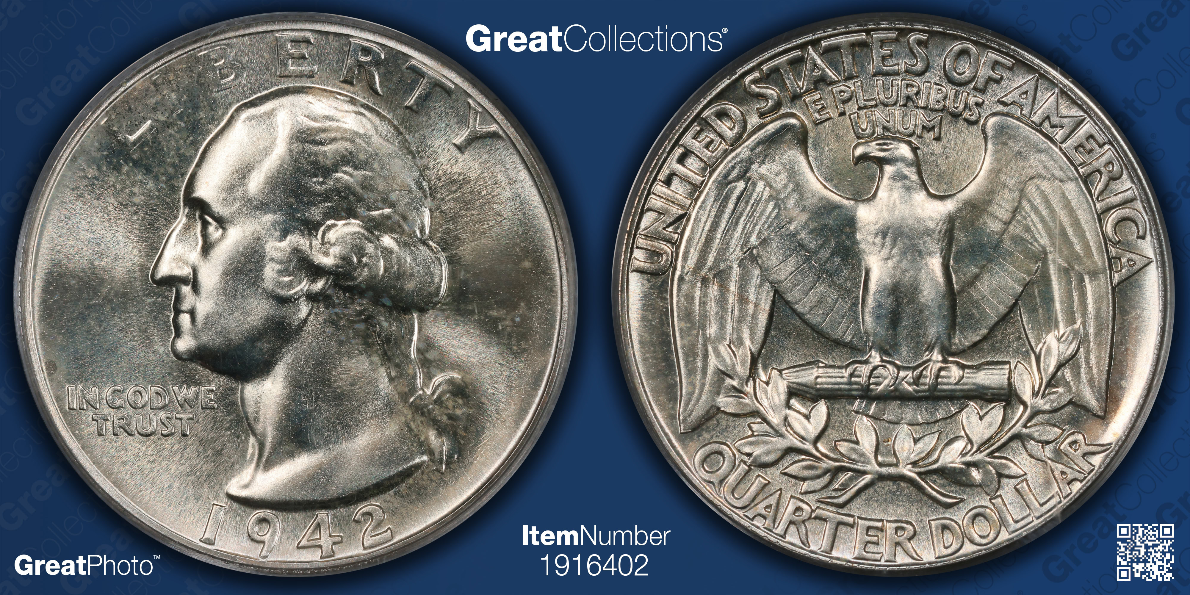 1942 Washington Quarter PCGS Proof-66 OGH (2nd Gen) (Item 1916402 ...