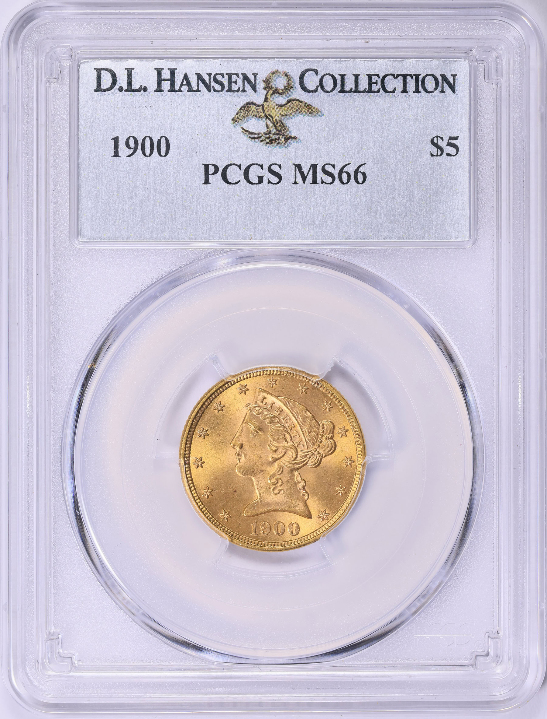 1900 Liberty Gold Half Eagle PCGS MS-66 (D.L. Hansen Collection) (Item ...