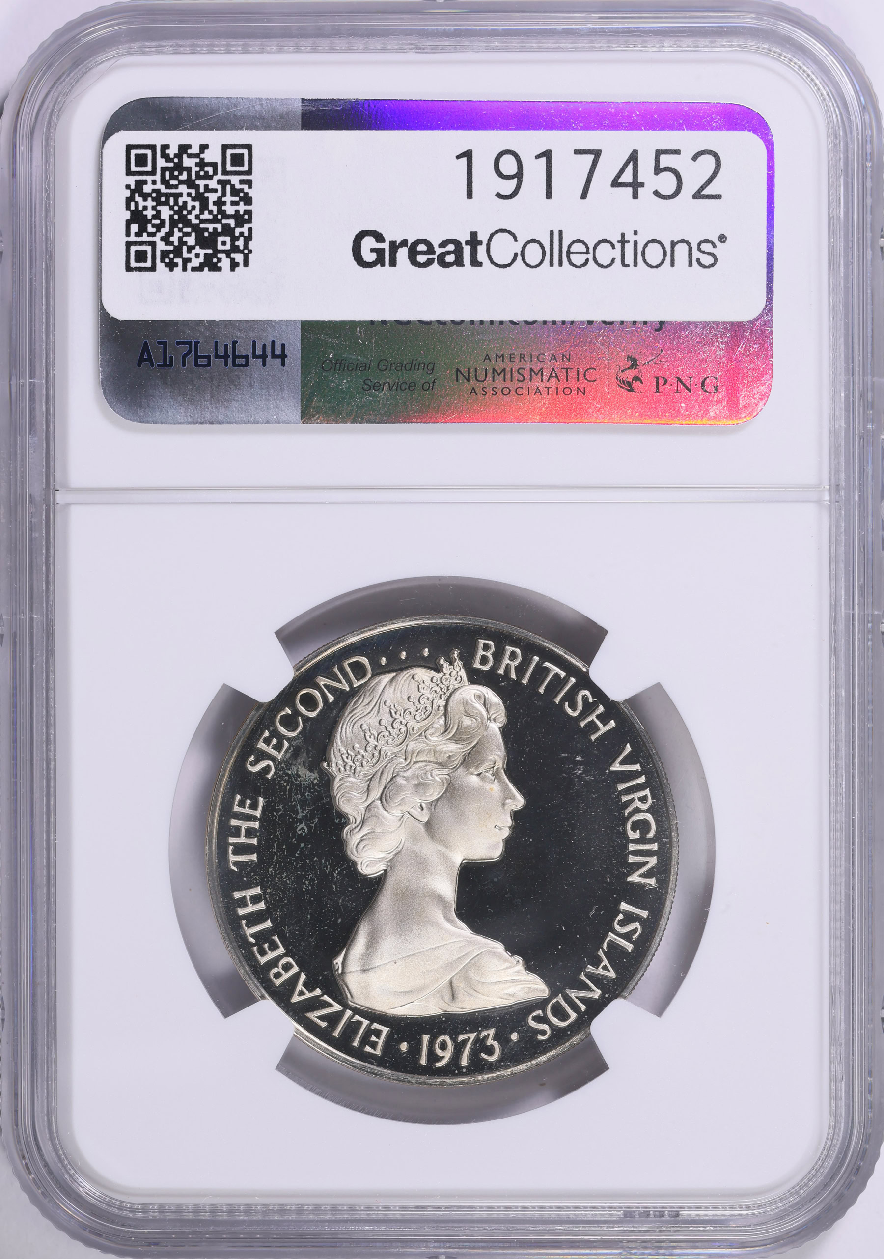 British Virgin Islands 1973-FM 50 Cents KM-5 NGC Proof-67 UC (Item ...
