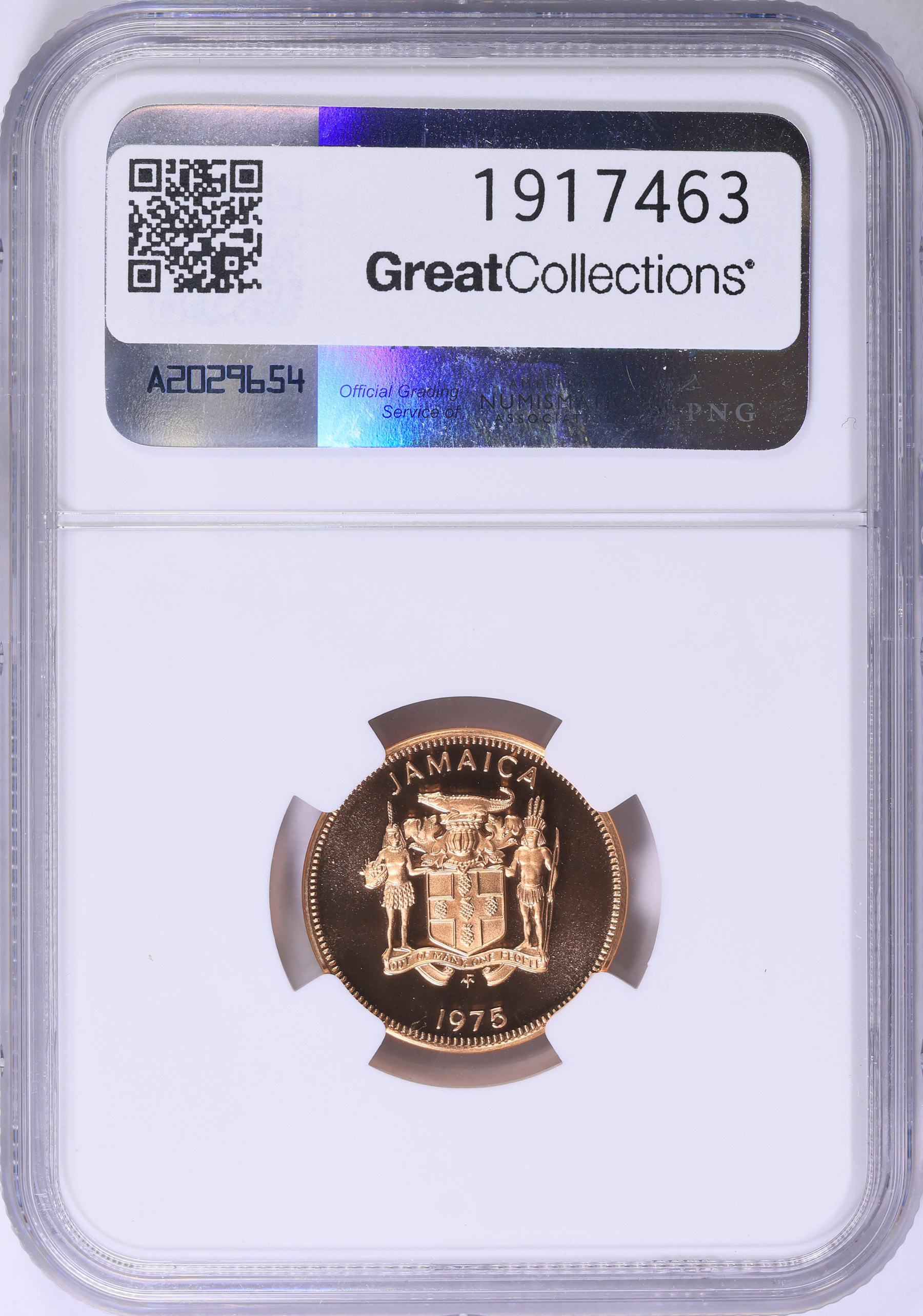 Jamaica 1975-FM Cent KM-51 NGC Proof-69 RD UC (Item 1917463 ...