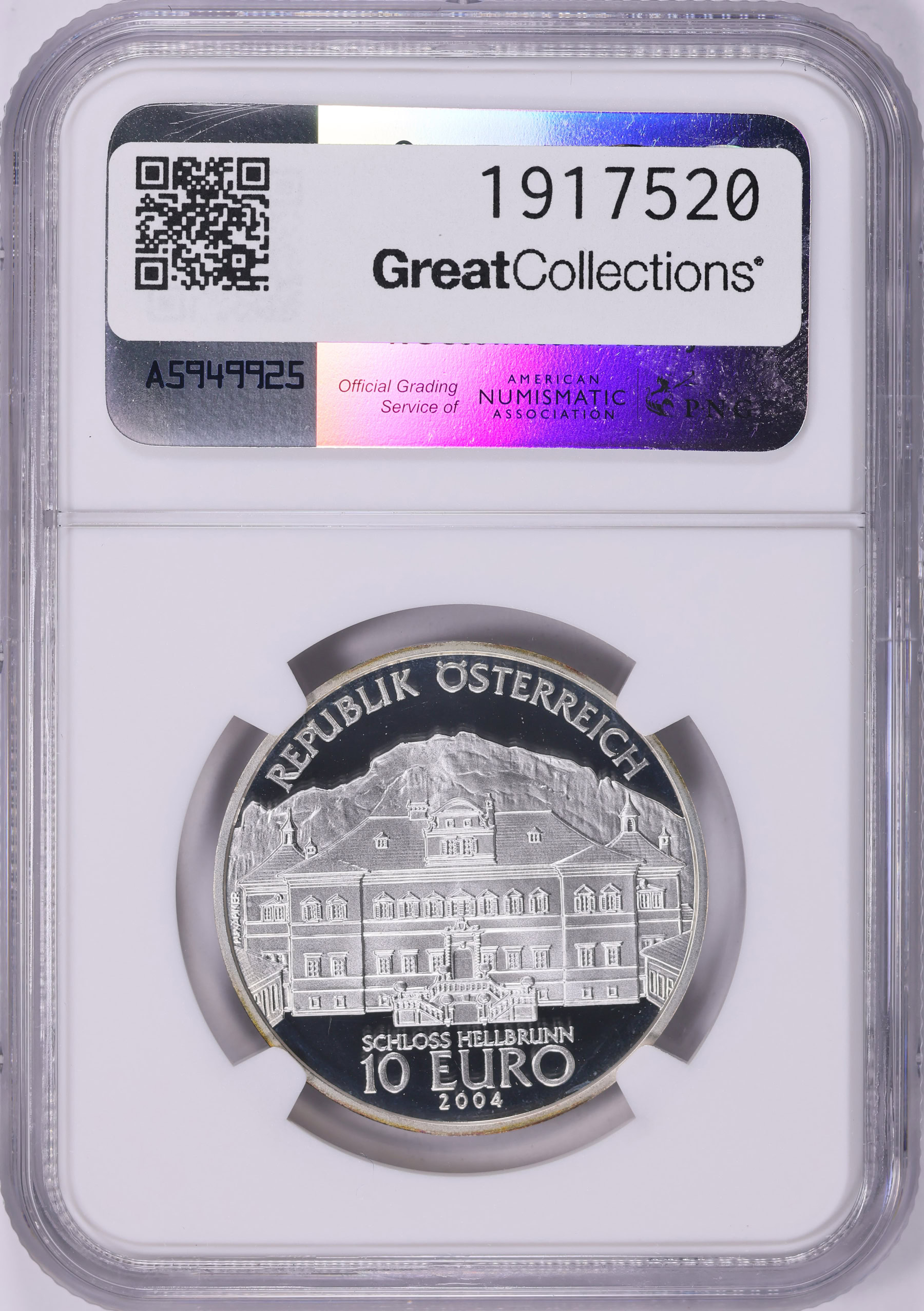 Austria 2004 Silver €10 Hellbrunn Castle KM-3111 NGC Proof-69 UC (Item ...