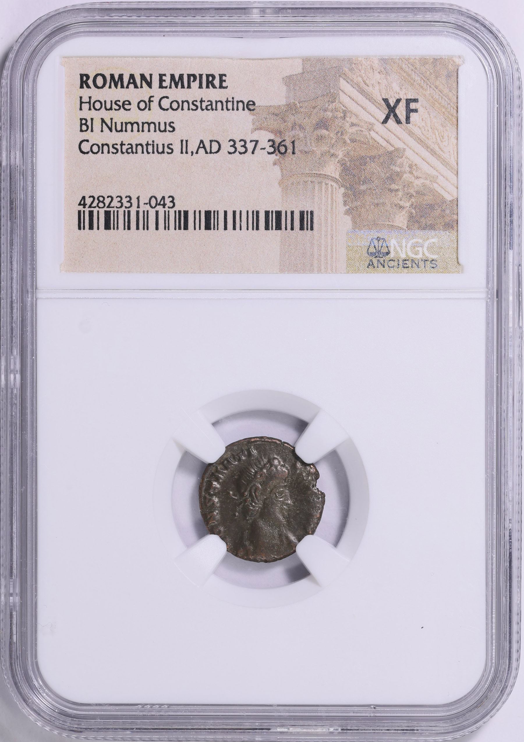Ancient Roman Empire, Constantius II (A.D. 337-361) c.A.D. 346-348 BI ...